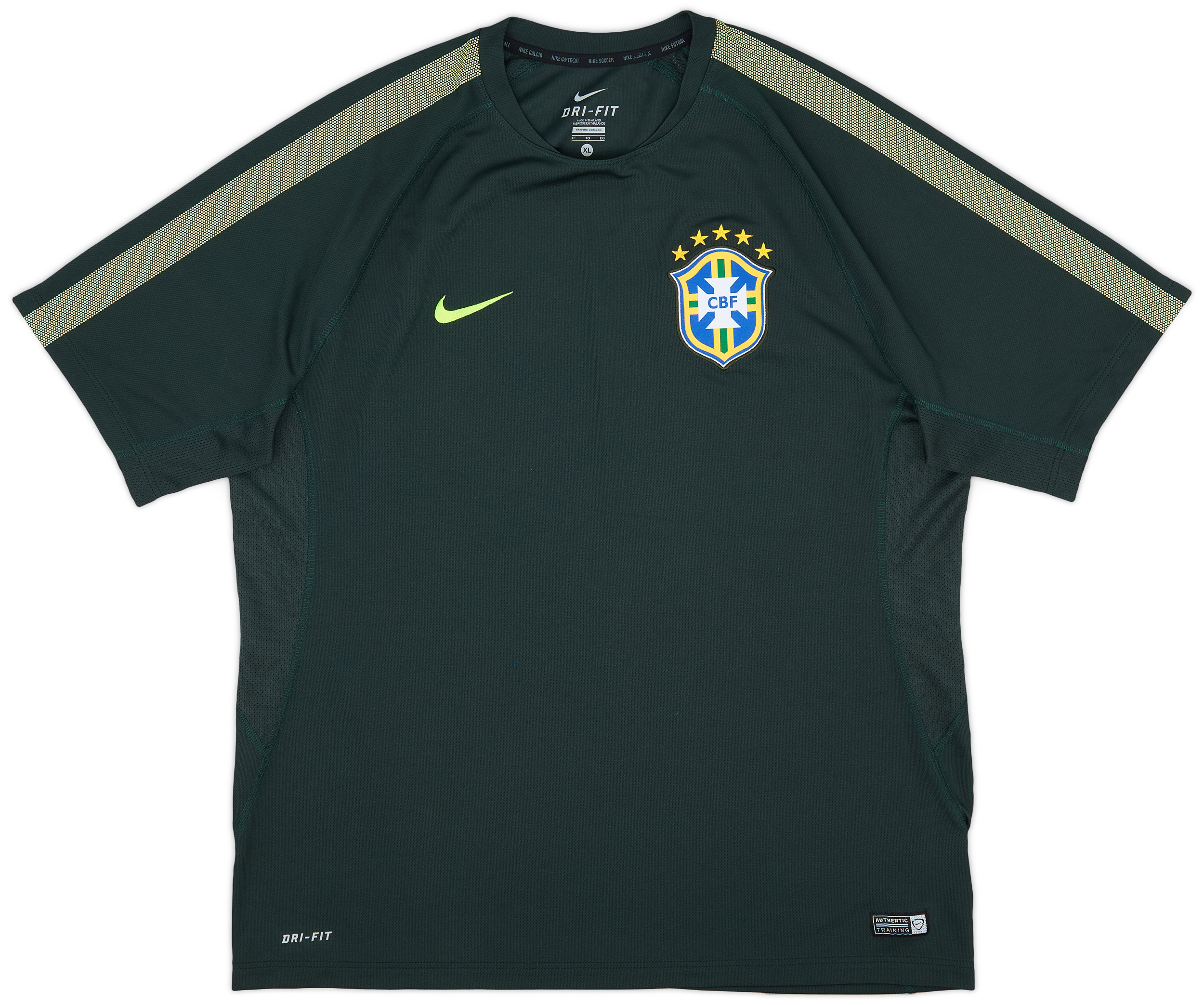 2014-15 Brazil Nike Training Shirt - 10/10 - (XL)