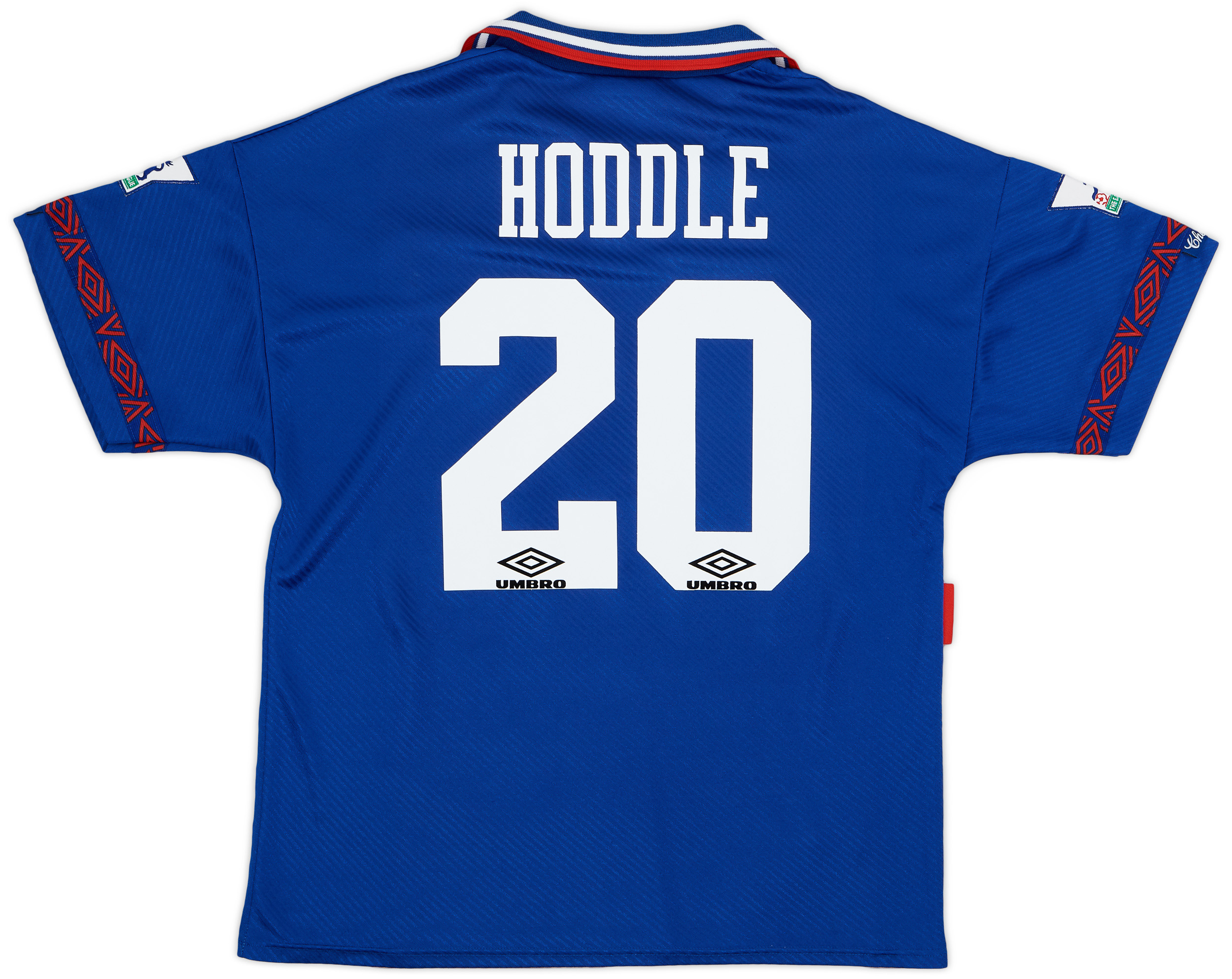 1993-94 Chelsea Home Shirt Hoddle #20 - 9/10 - (L)