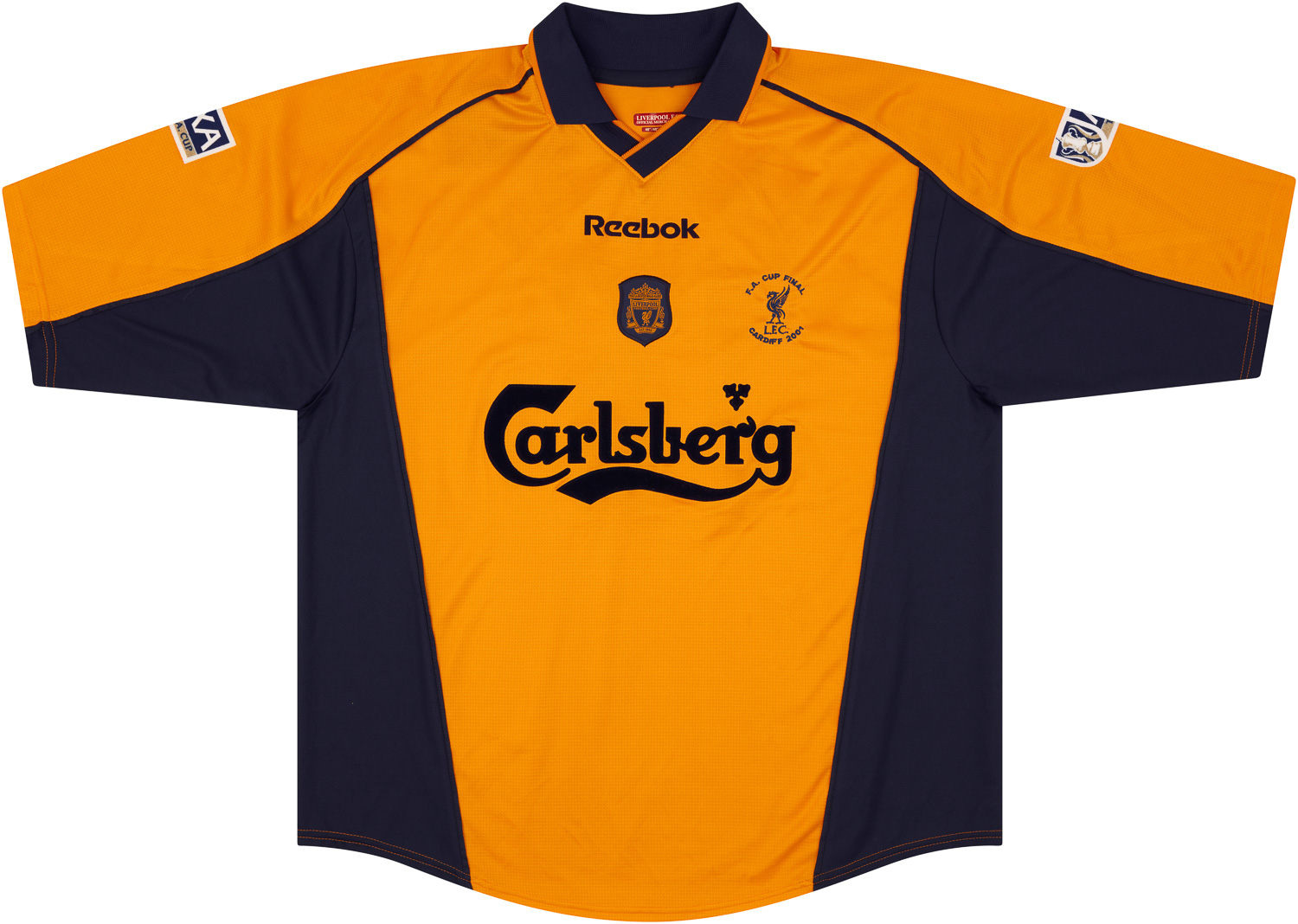 2000-01 Liverpool Match Issue FA Cup Final Away Shirt Hamann #16 (v ...