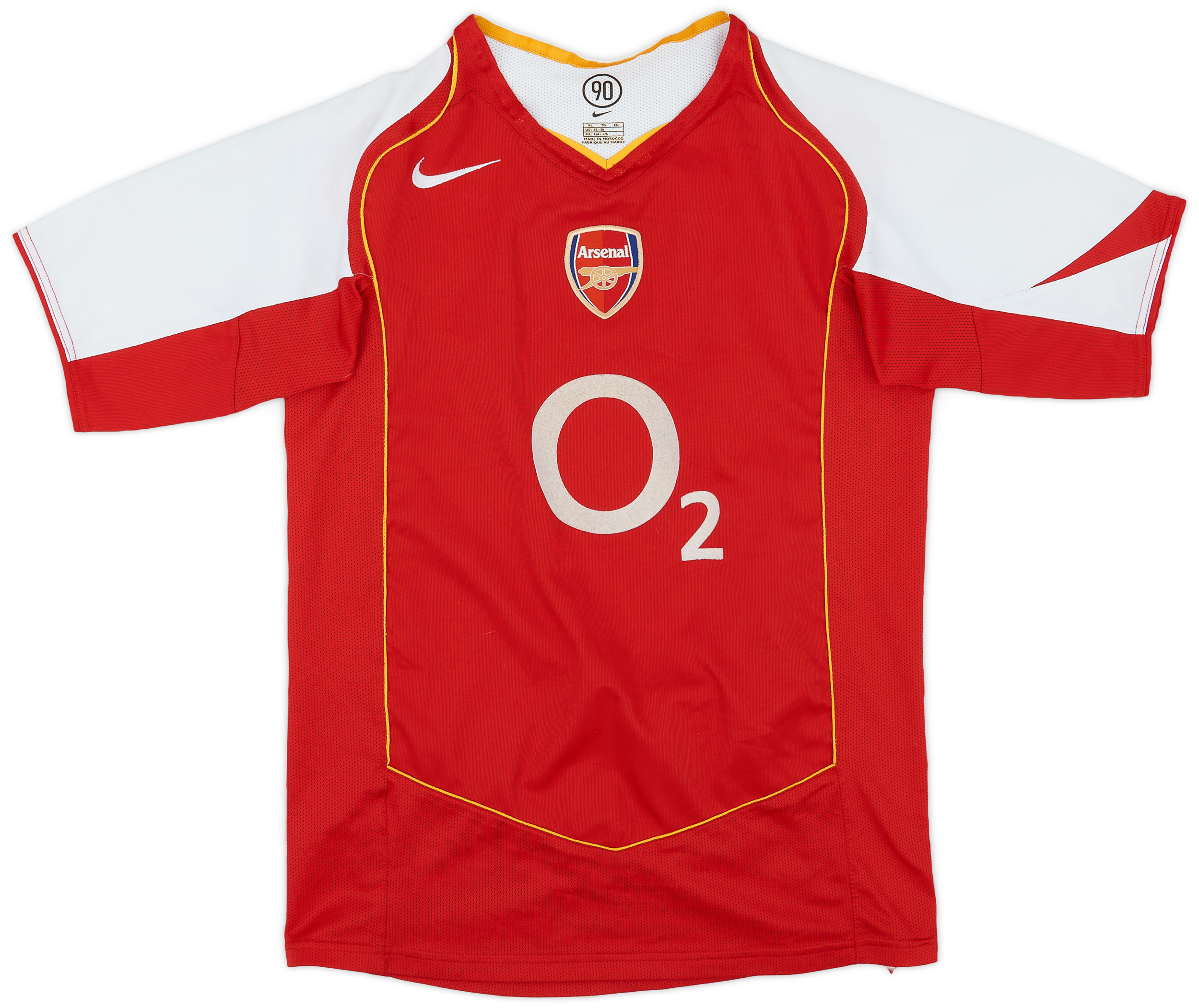 2004-05 Arsenal Home Shirt - 5/10 - (XL.Boys)