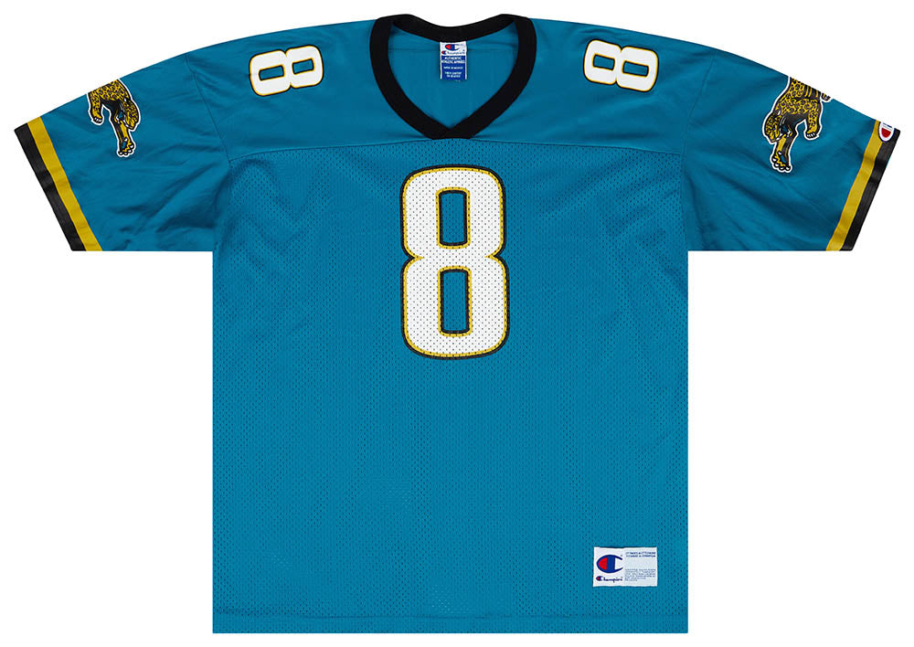 1995 Jacksonville Jaguars Brunell #8 Champion Jersey (Home) XL