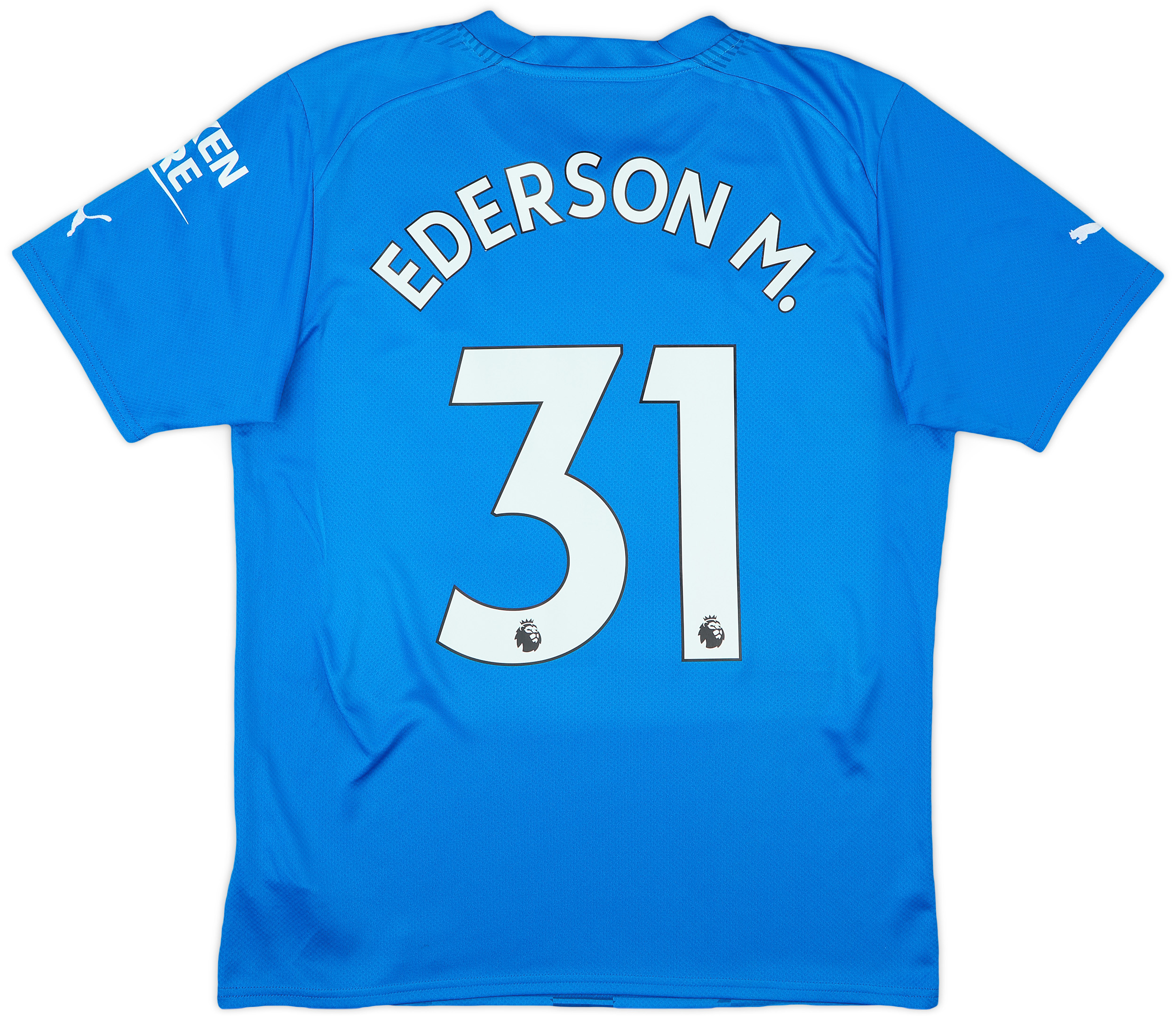 2022-23 Manchester City S/S GK Shirt Ederson M. #31 - 9/10 - (M)