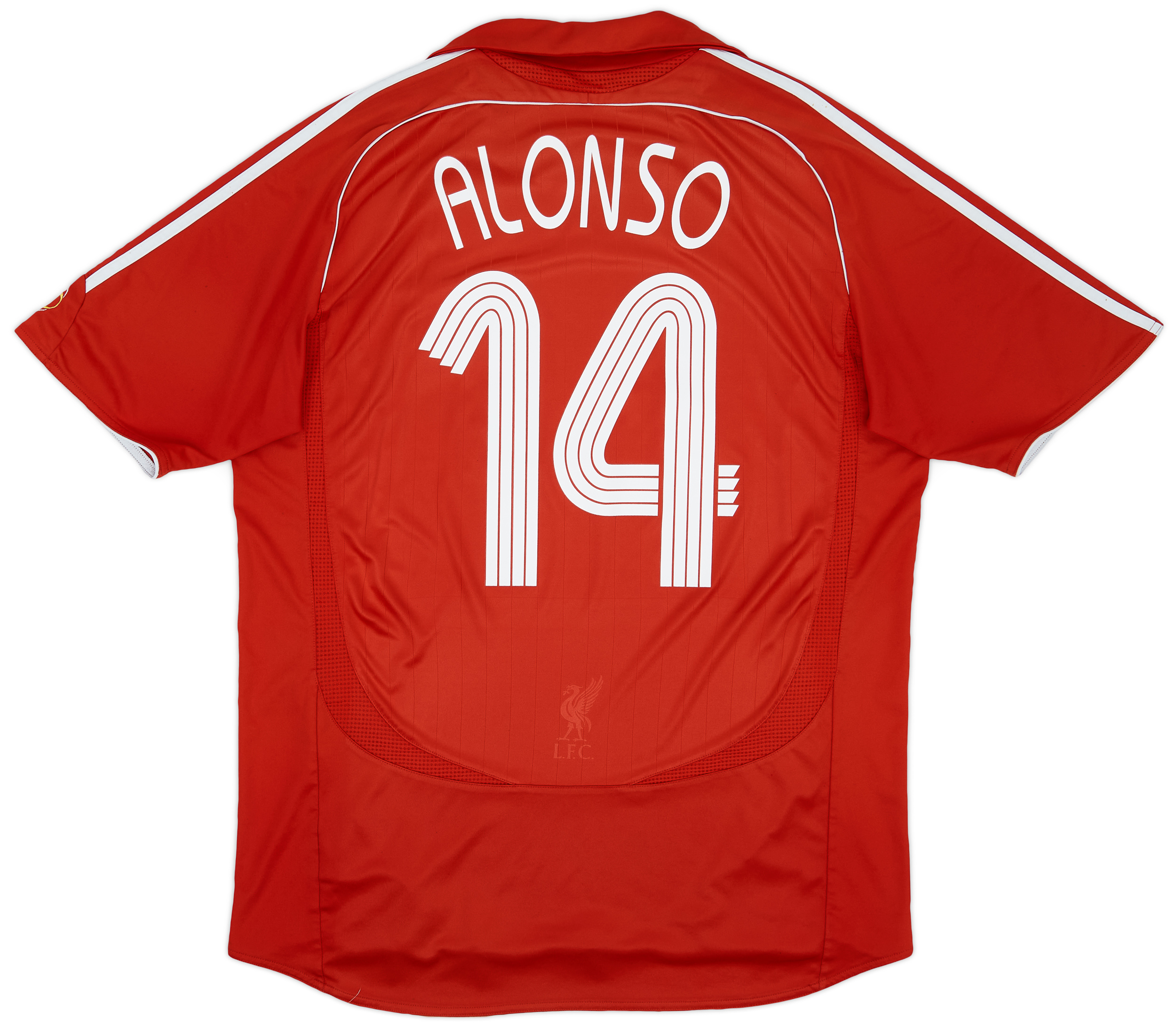 2006-08 Liverpool Home Shirt Alonso #14 - 4/10 - (L)