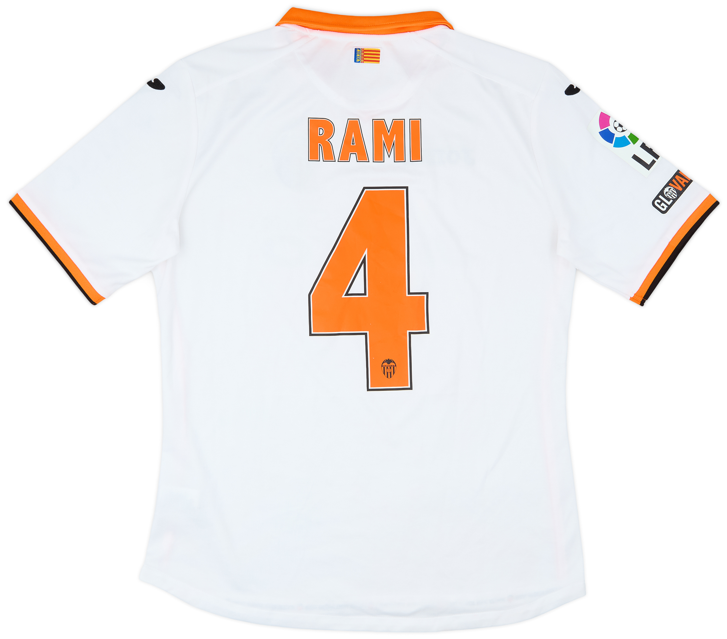 2013-14 Valencia Home Shirt Rami #4 - 5/10 - (L)
