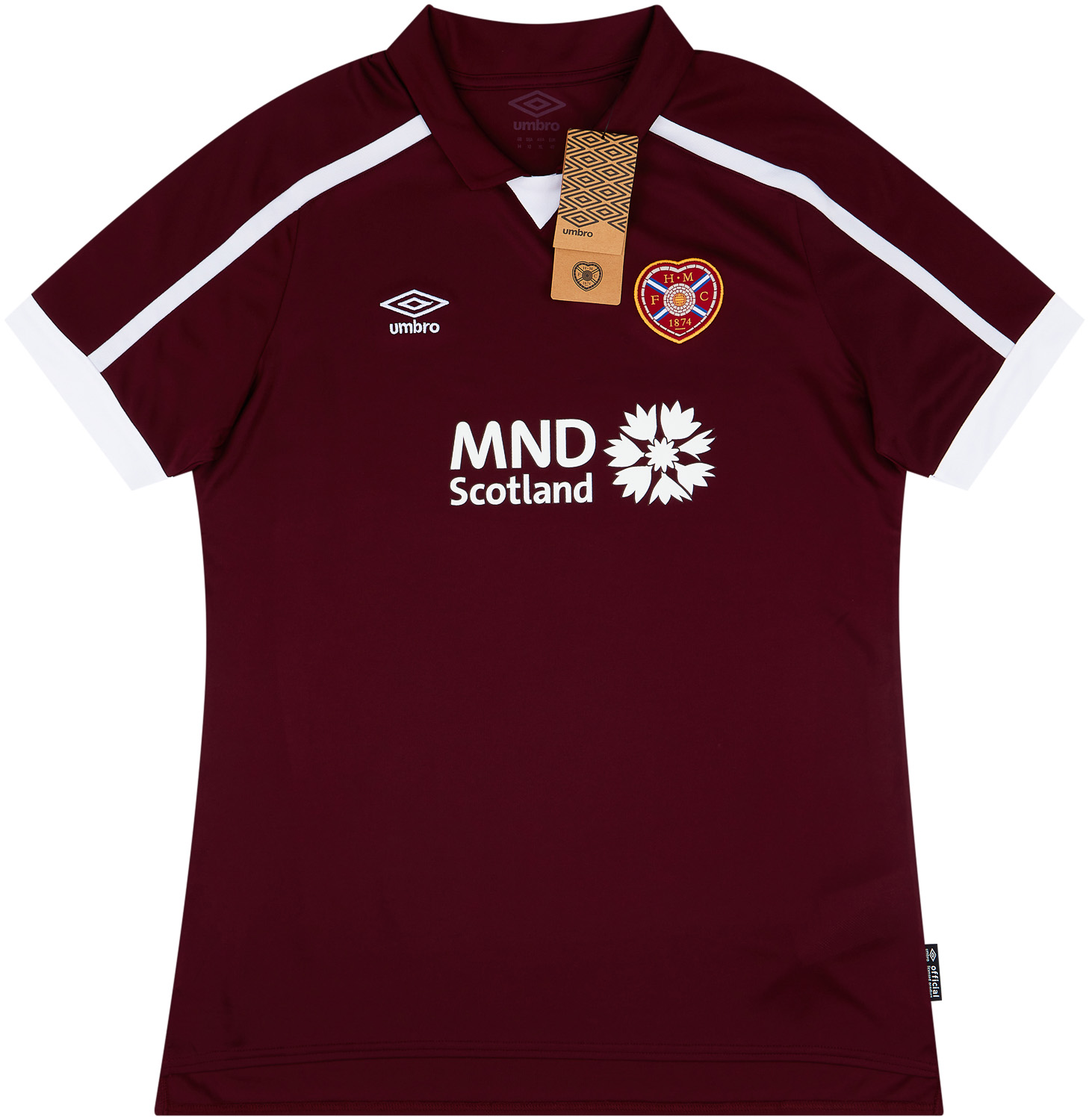 2021-22 Hearts Home Shirt - NEW - (Womens)