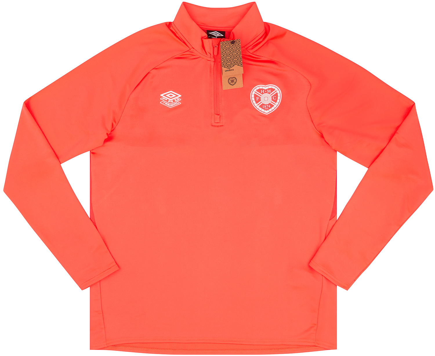 2021-22 Hearts Umbro 1/4 Zip Training Top - NEW