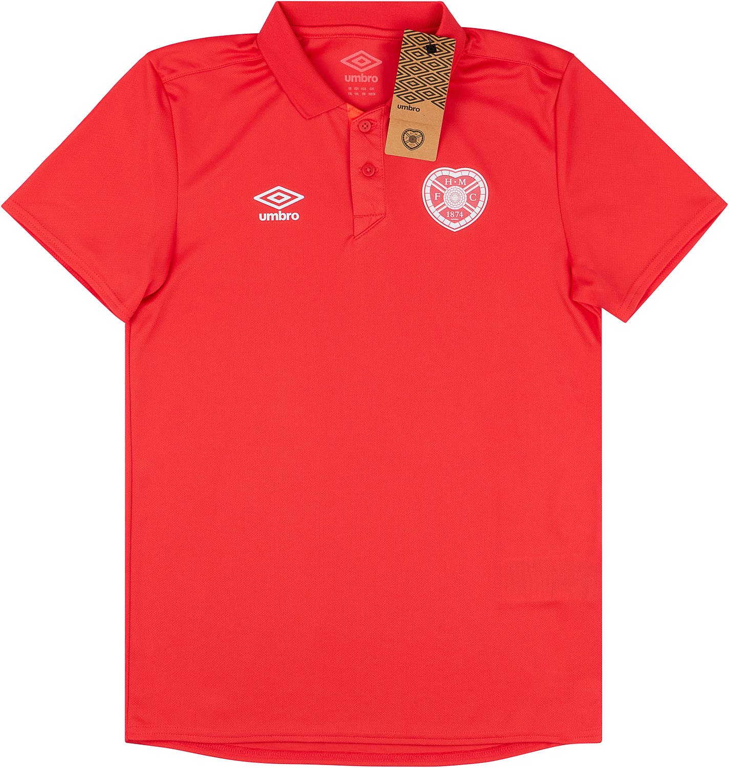 2021-22 Hearts Umbro Polo T-Shirt (KIDS)