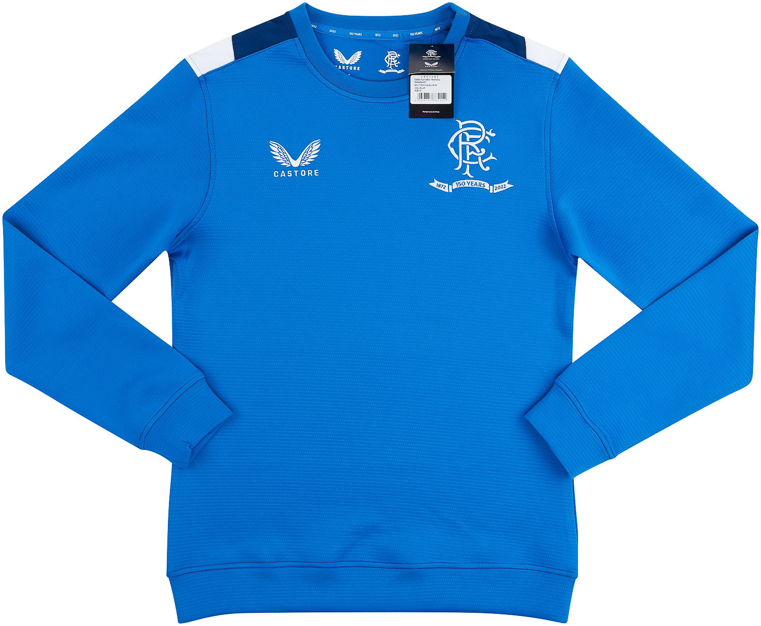 2021-22 Rangers Castore '150 Years Anniversary' Training Sweat Top (M)