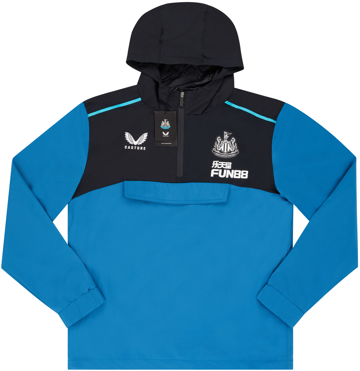 2021-22 Newcastle Castore 1/4 Zip Anorak Jacket - NEW
