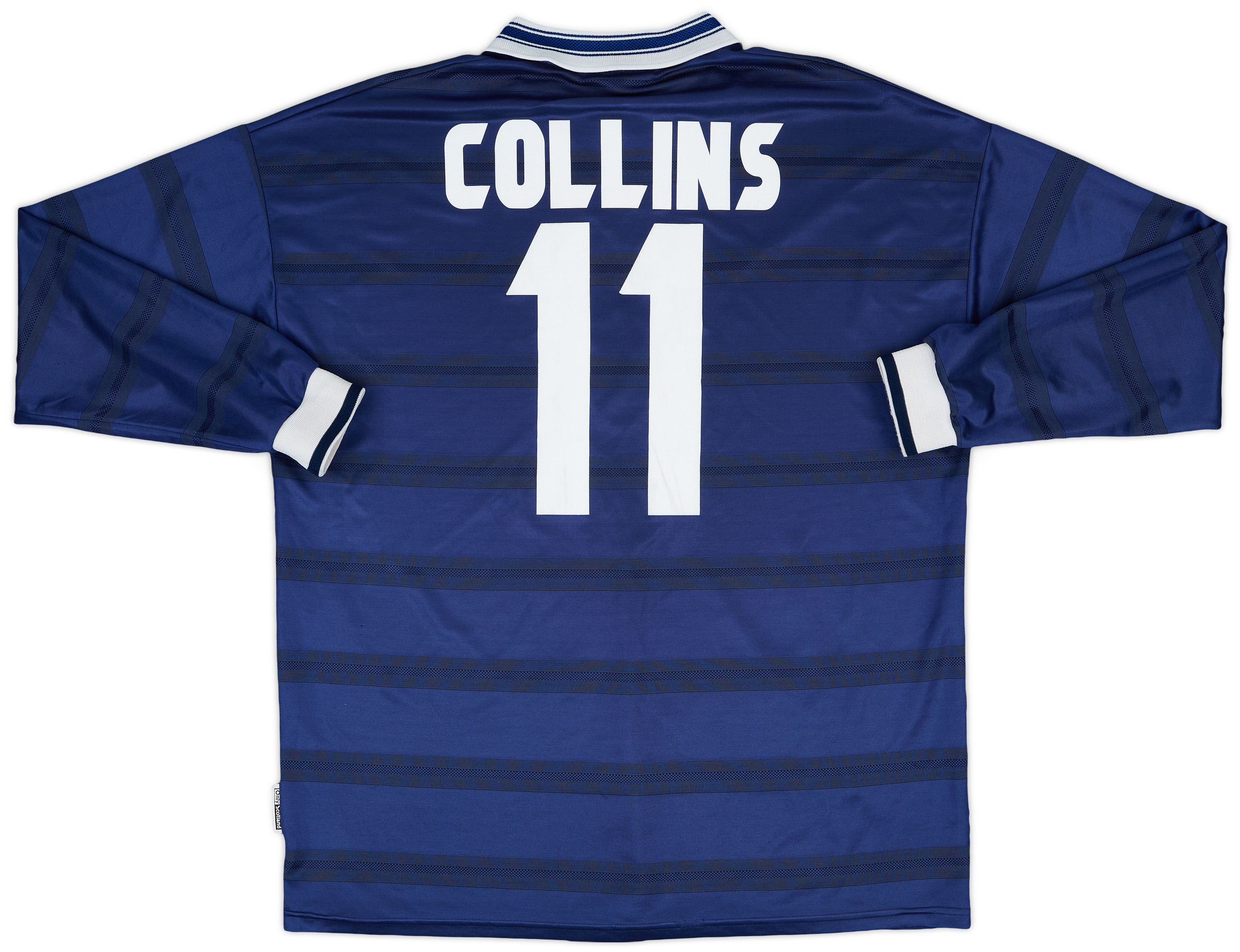 1998-00 Scotland Home L/S Shirt Collins #11 - 6/10 - (XXL)