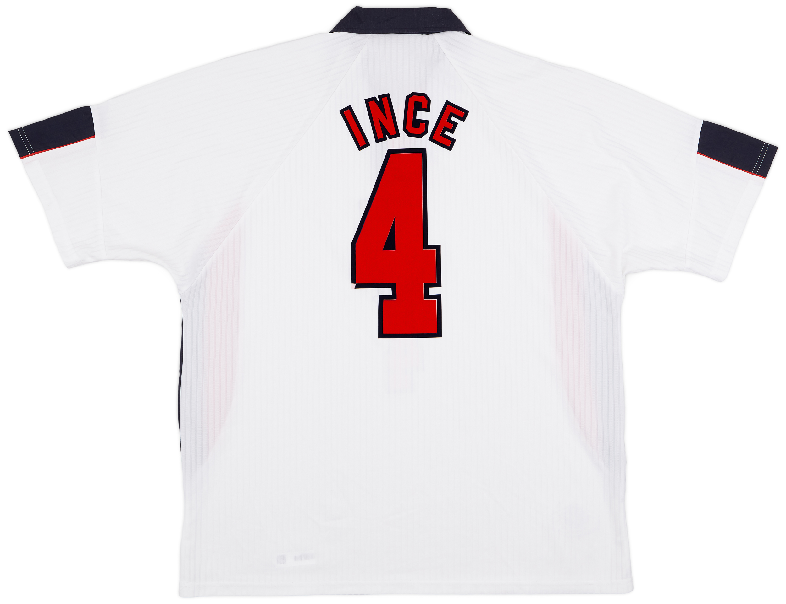 1997-99 England Home Shirt Ince #4 - 8/10 - (XXL)