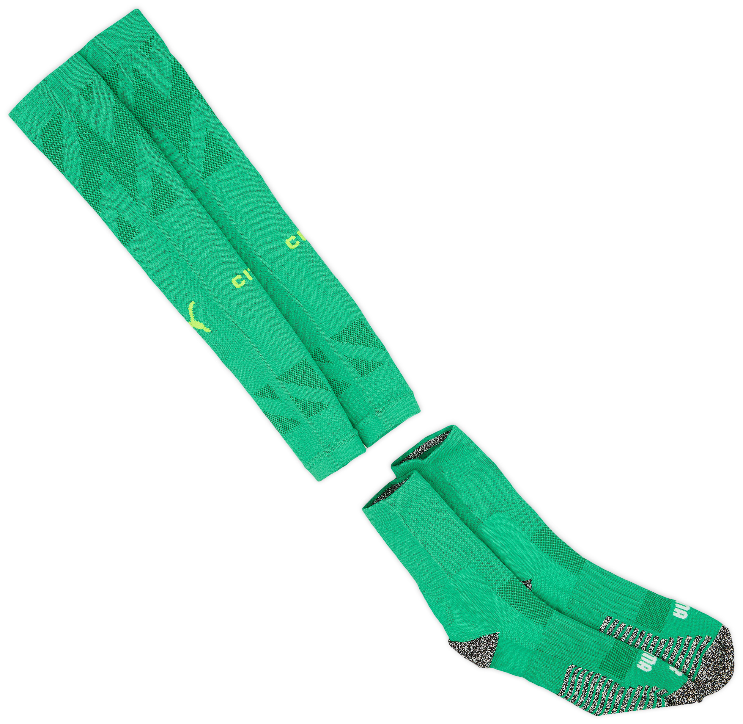 2023-24 Manchester City GK Home Two-in-One Socks (XL)