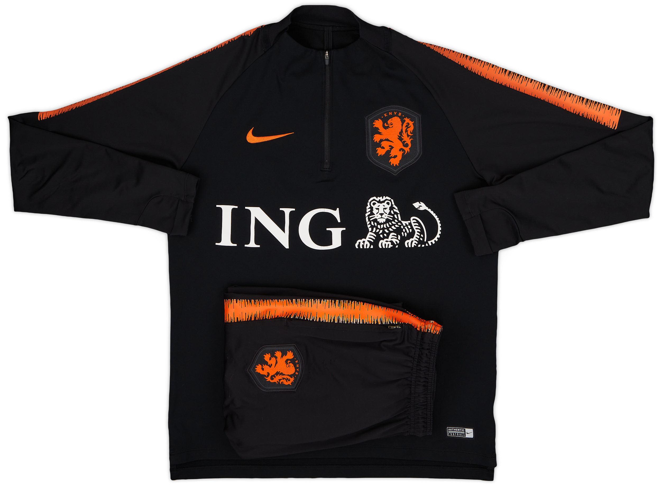 2018-19 Netherlands Nike Tracksuit - 7/10 - (M)