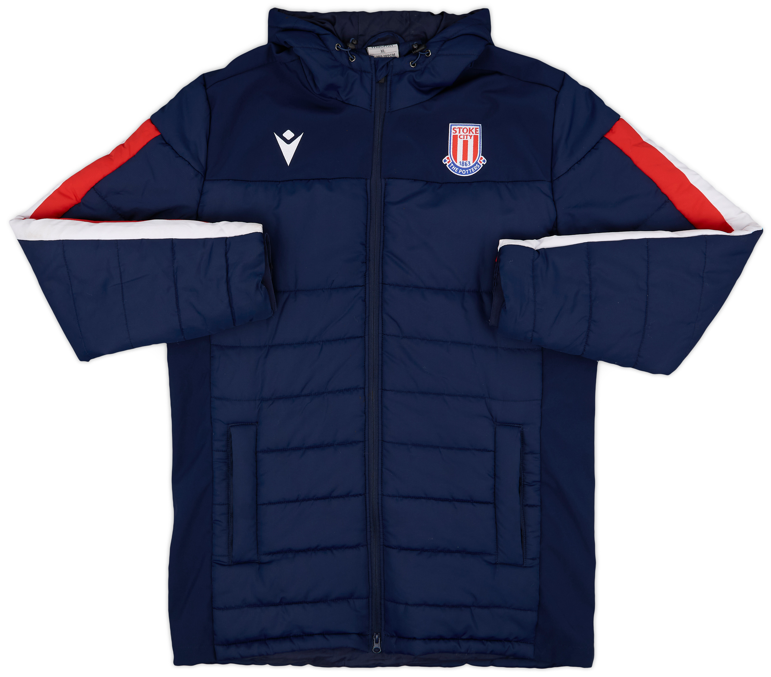 2019-20 Stoke Macron Padded Bench Coat - 6/10 - (XL)