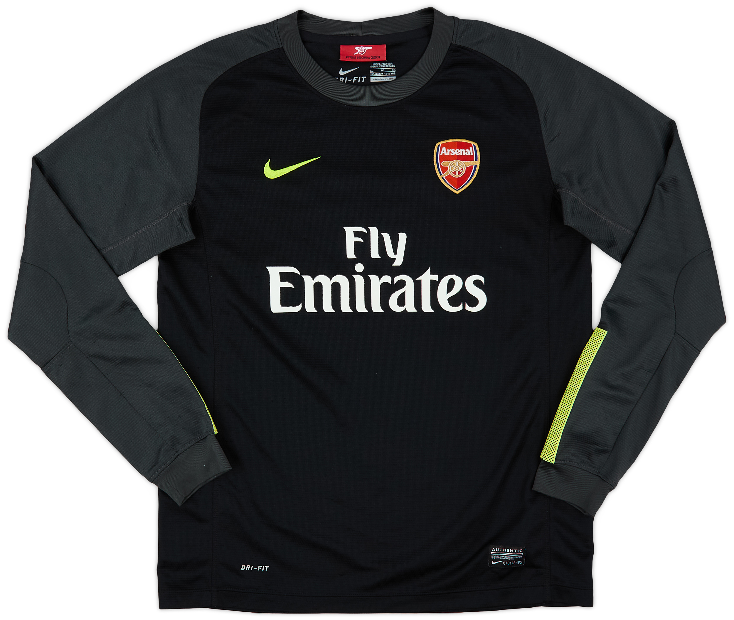 2013-14 Arsenal GK Shirt - 8/10 - (L.Boys)