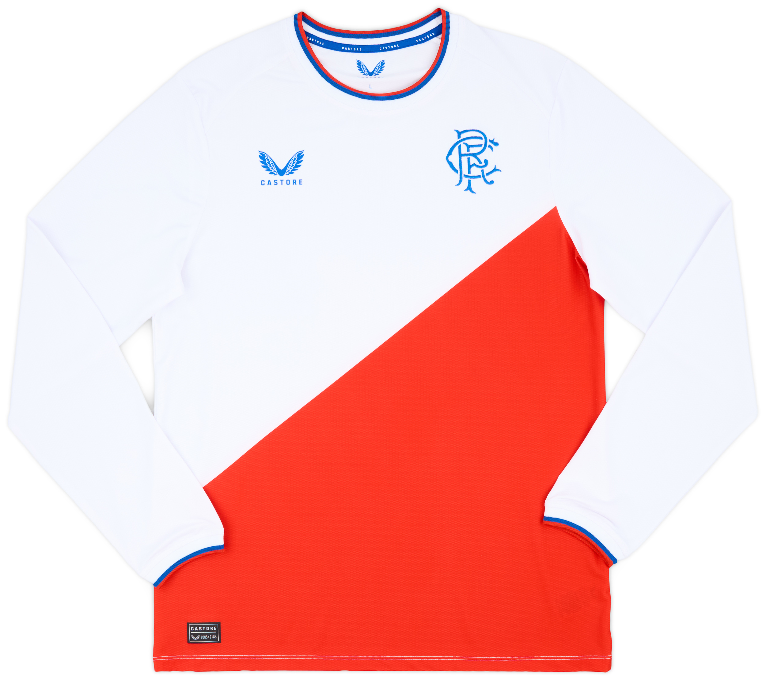 2022-23 Rangers Authentic Away L/S Shirt - As New