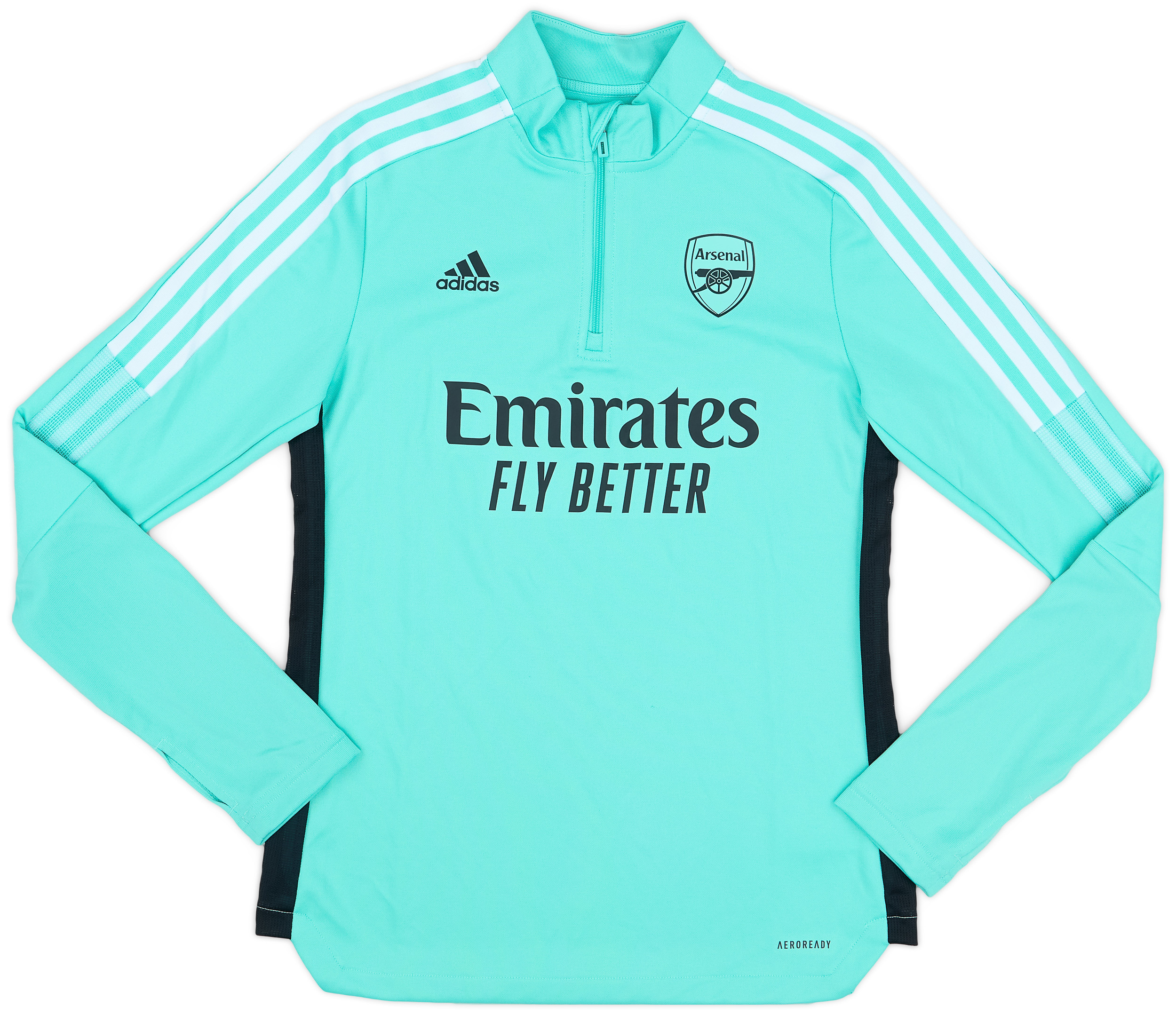 2021-22 Arsenal adidas 1/4 Zip Training Top - 9/10 - (Women's S)