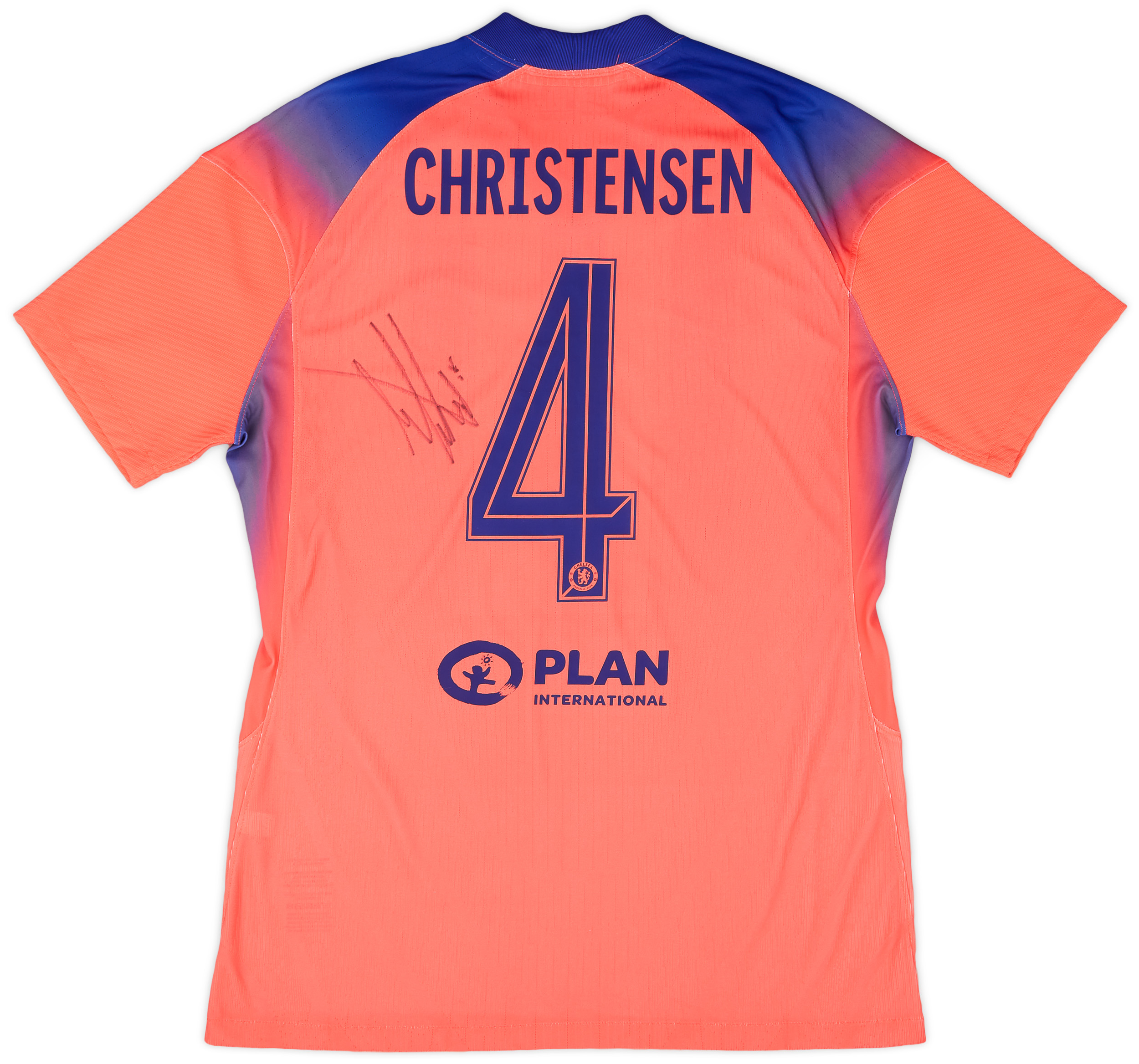 2020-21 Chelsea Player Issue Signed Third Shirt Christensen #4 (L)