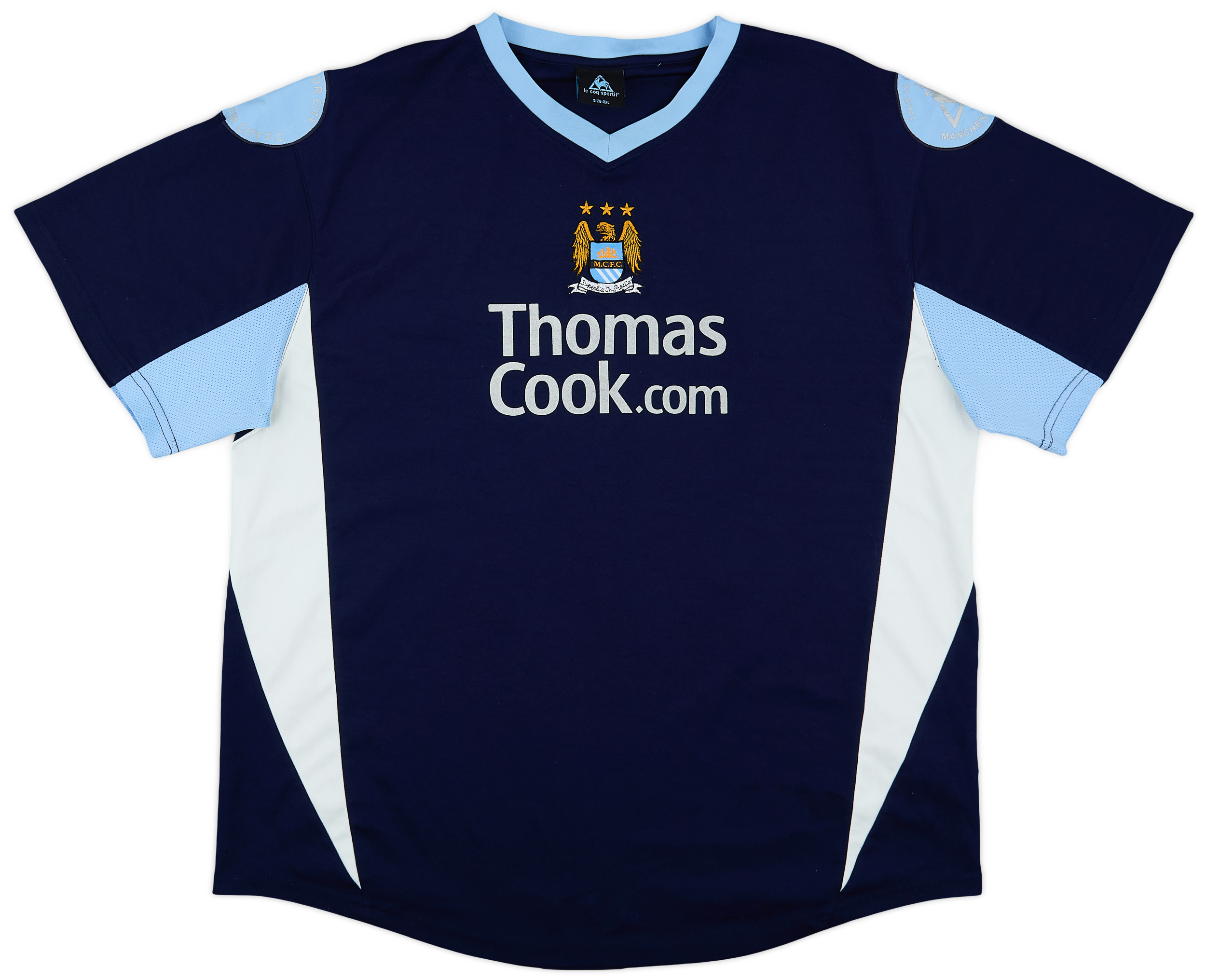 2007-08 Manchester City Le Coq Sportif Training Shirt - 8/10 - (XXL)