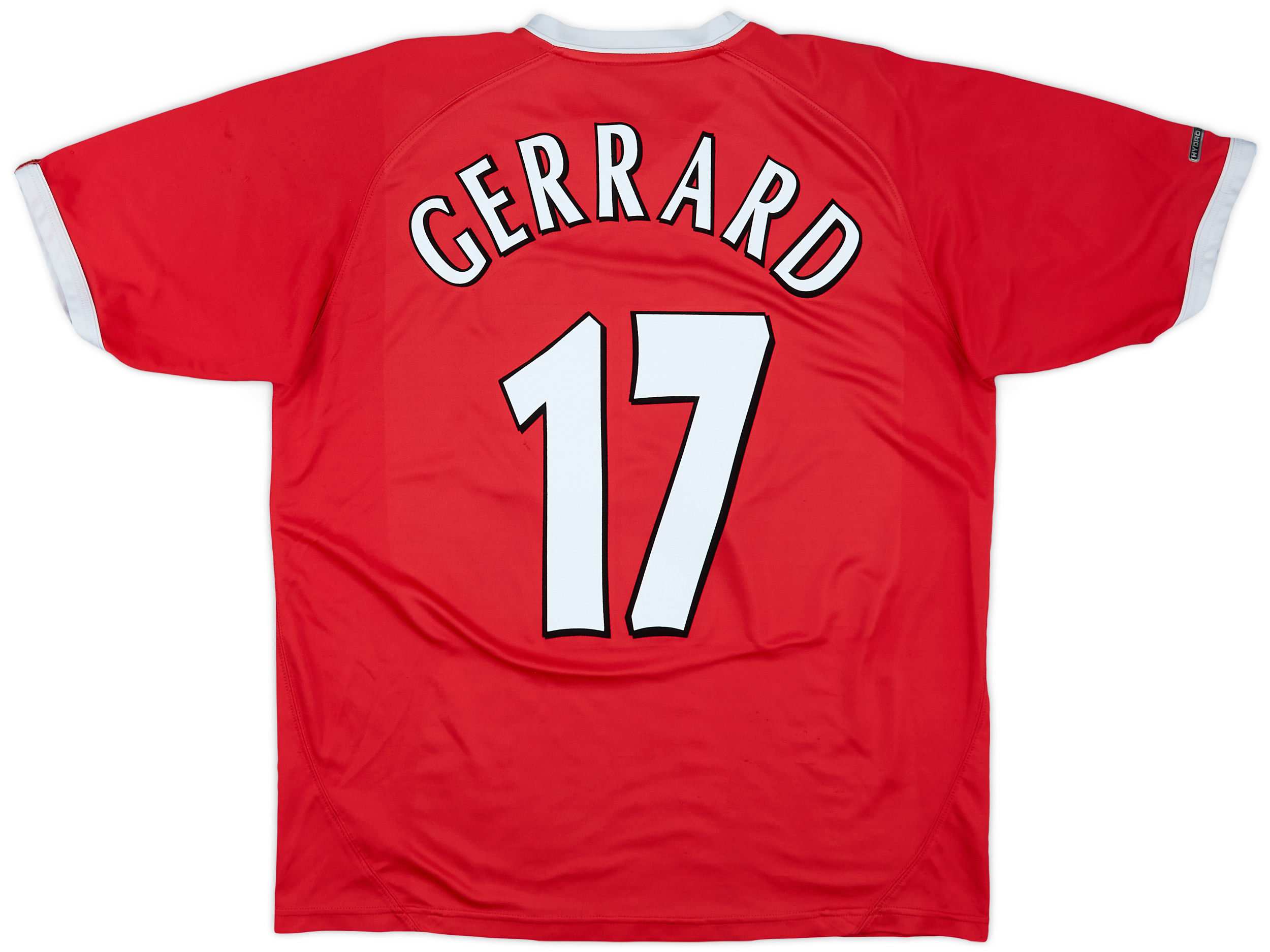 2001-03 Liverpool CL Shirt Gerrard #17 - 5/10 - (L)