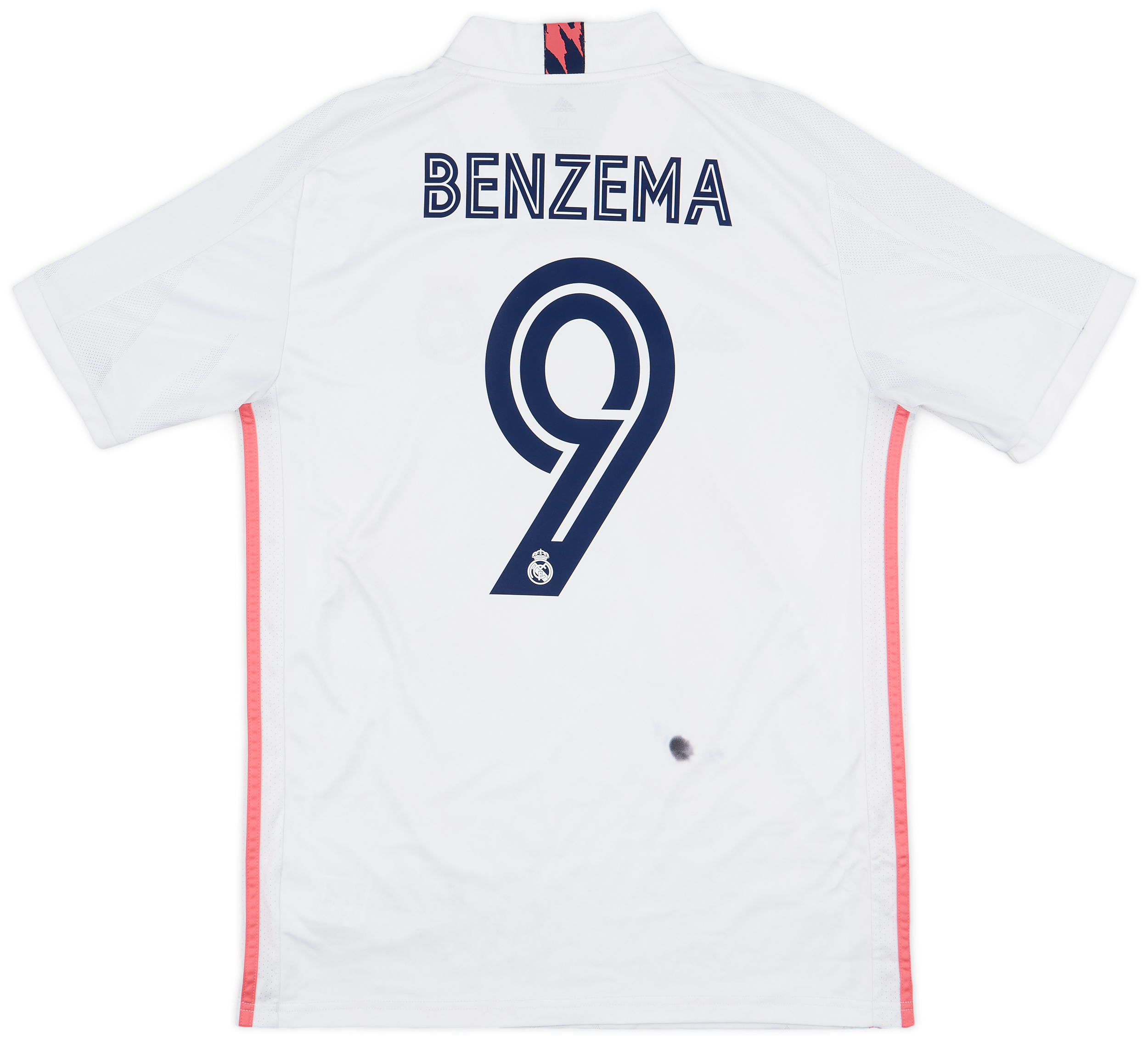 2020-21 Real Madrid Home Shirt Benzema #9 - 4/10 - (M)