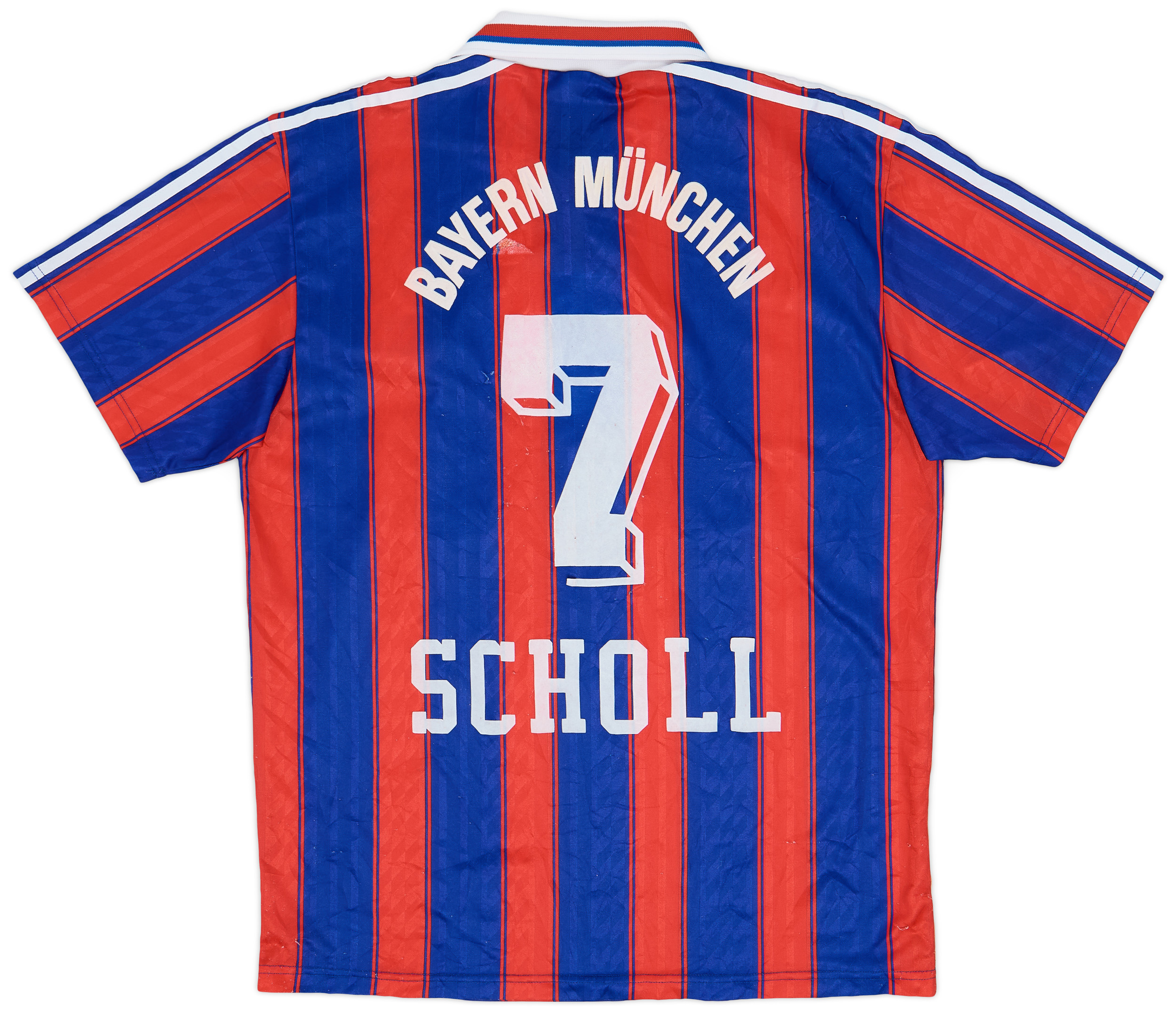 1995-97 Bayern Munich Home Shirt Scholl #7 - 5/10 - (L)