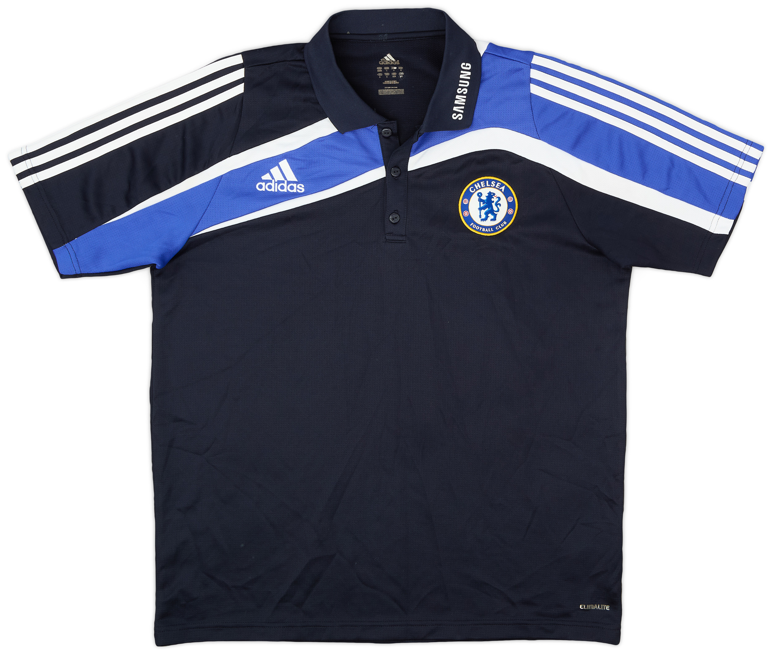 2009-10 Chelsea adidas Polo Shirt - 8/10 - (L/XL)
