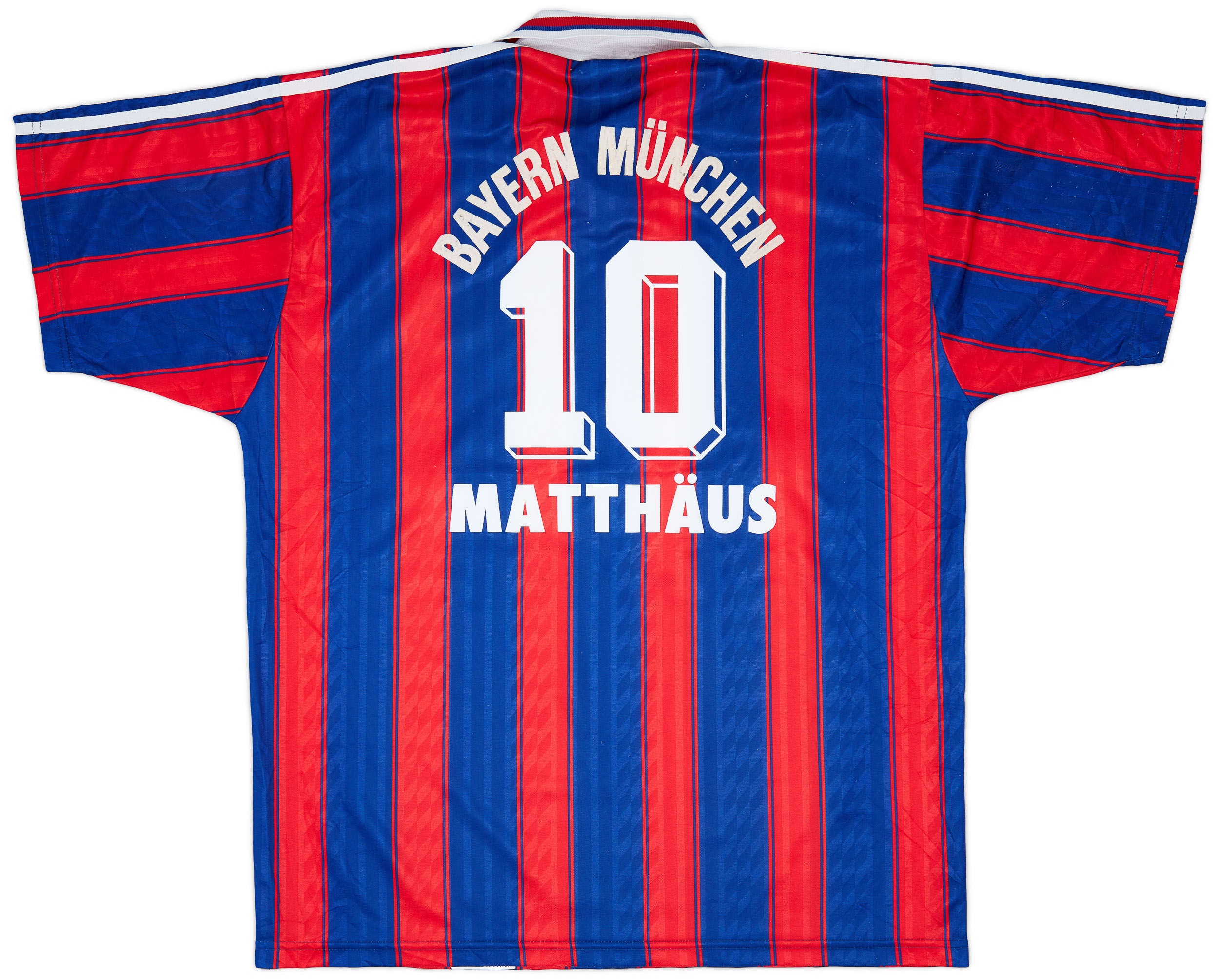 1995-97 Bayern Munich Home Shirt Matthaus #10 - 7/10 - (XL)