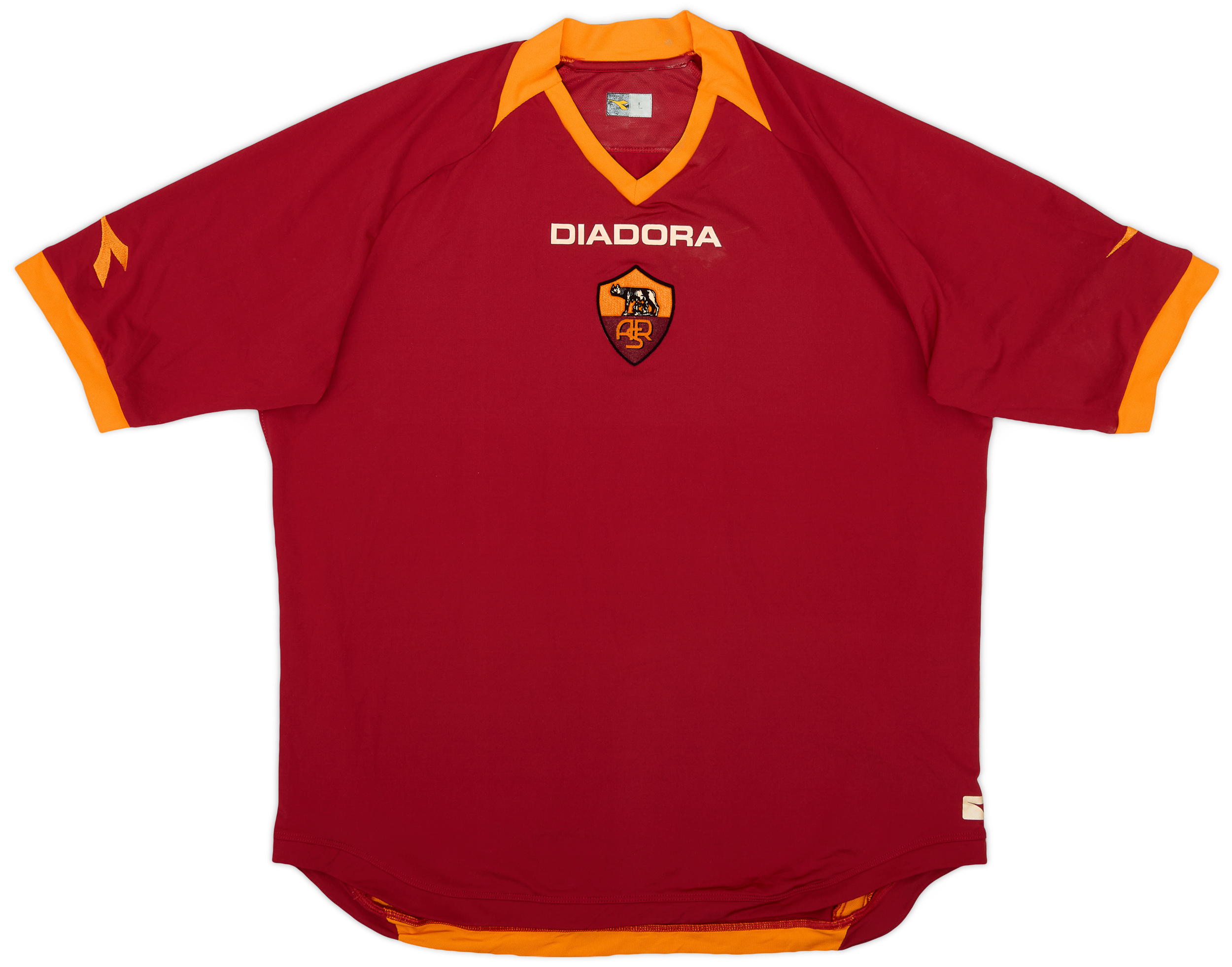 2006-07 Roma Home Shirt - 7/10 - (L)