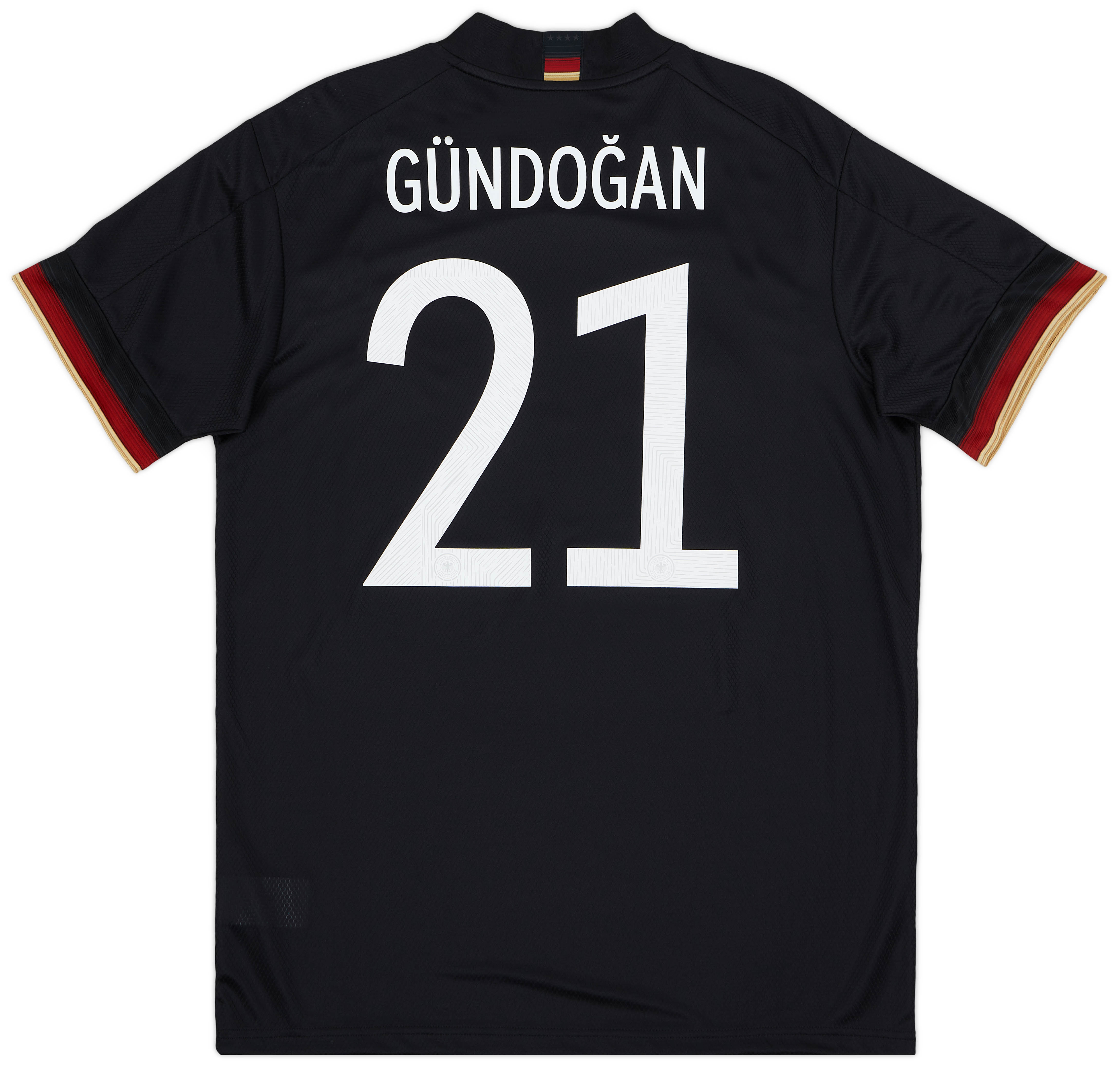 2020-21 Germany Away Shirt Gundogan #21 - 8/10 - (L)