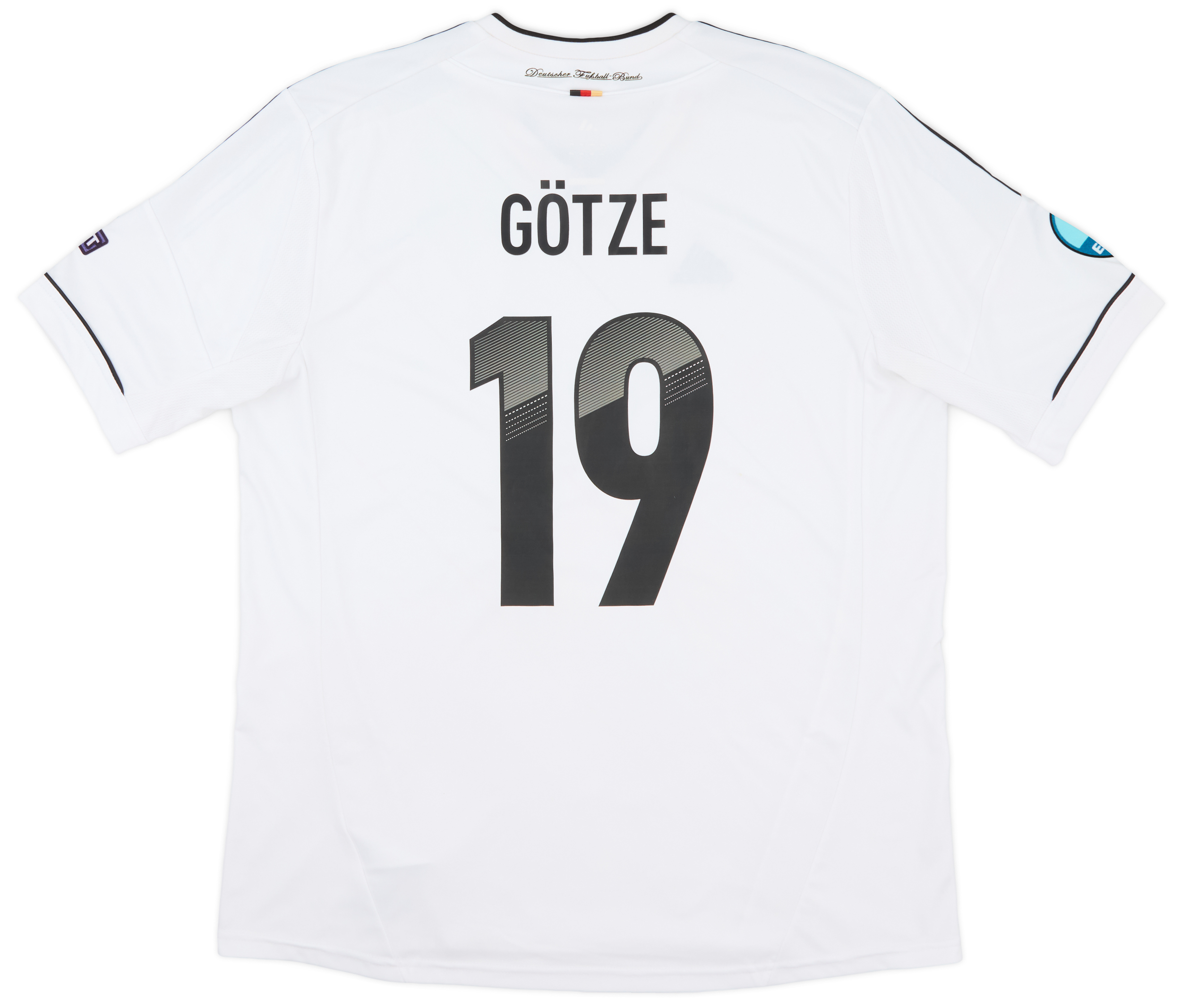 2012-13 Germany Home Shirt Gotze #19 - 9/10 - (XL)
