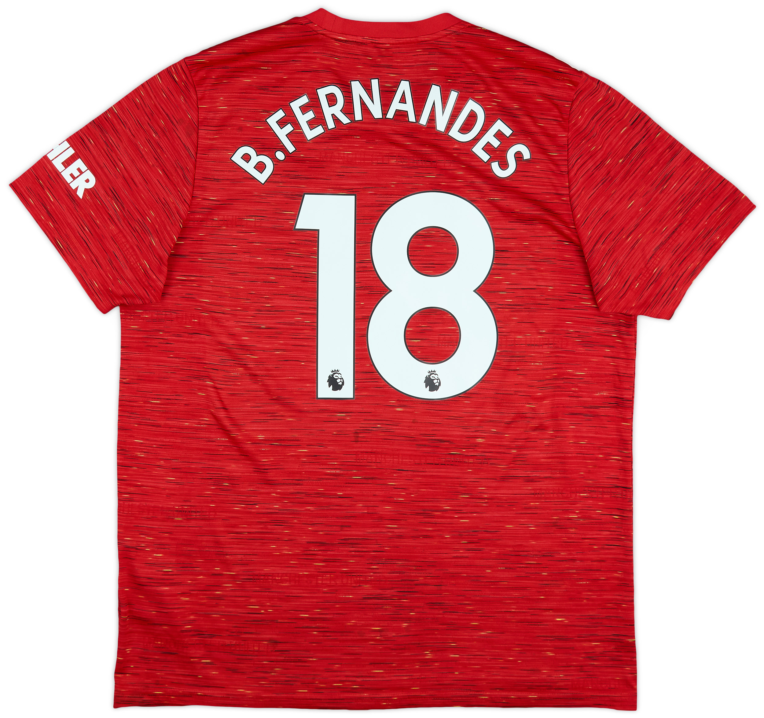 2020-21 Manchester United Home Shirt B.Fernandes #18 - 6/10 - (XL)
