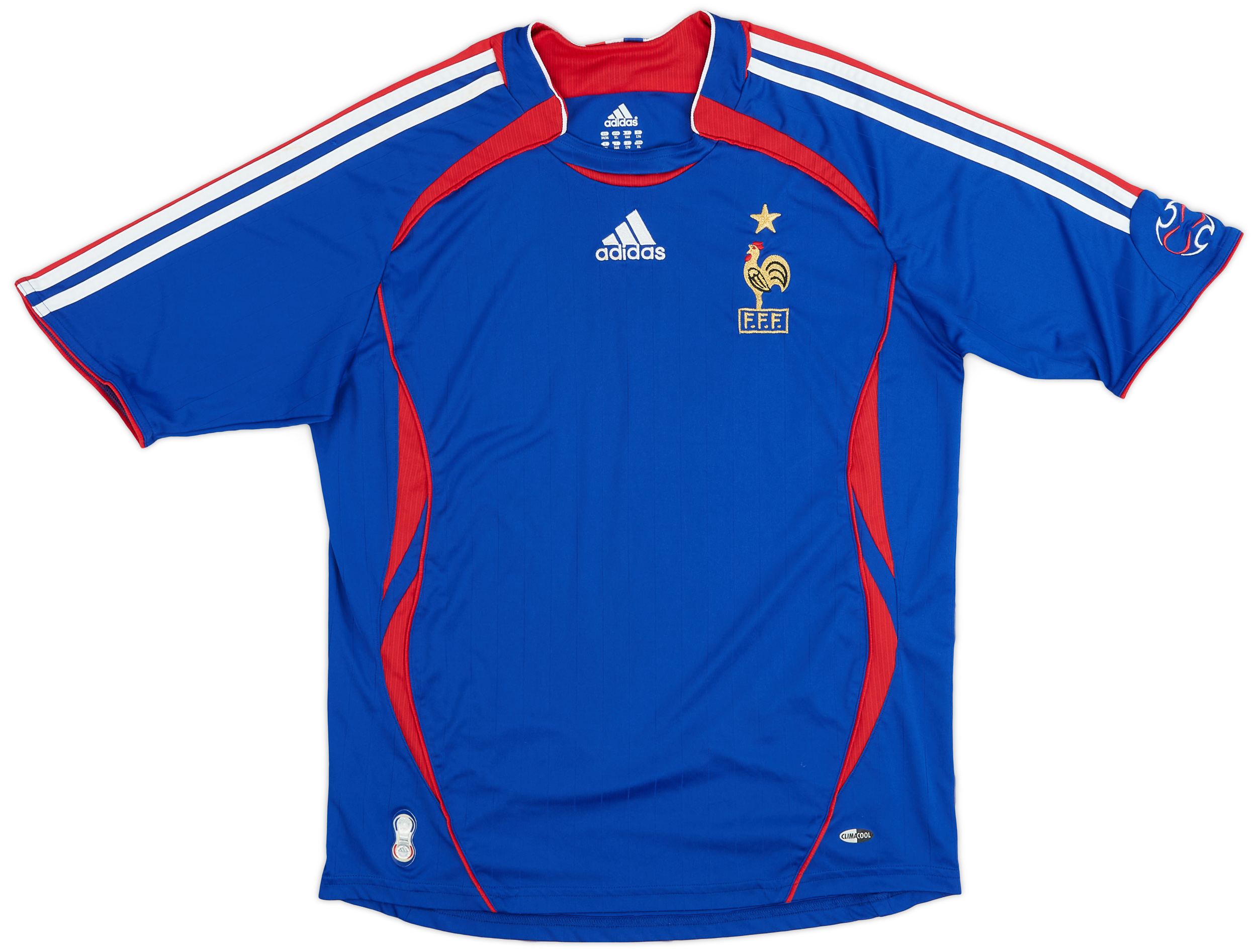 2006-07 France Home Shirt - 9/10 - (XL.Boys)