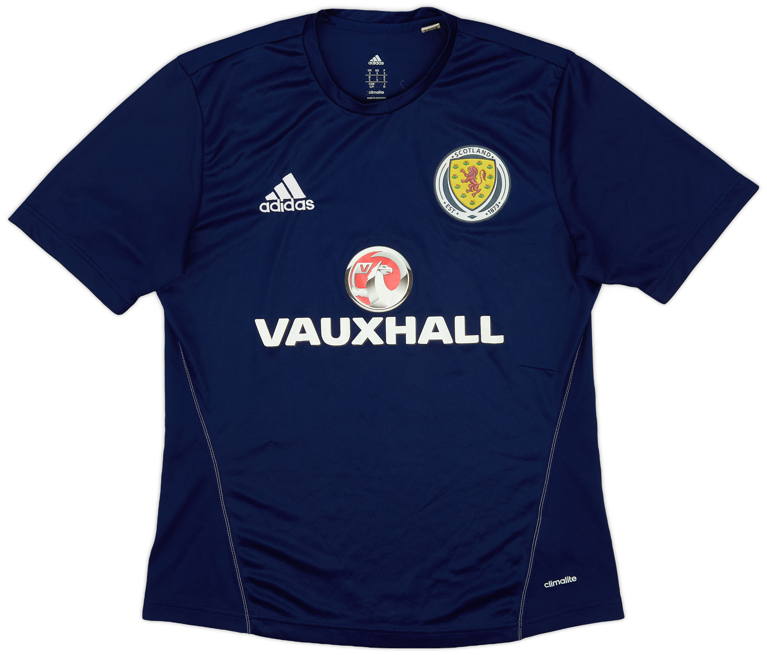 2016-17 Scotland adidas Training Shirt - 7/10 - (S)