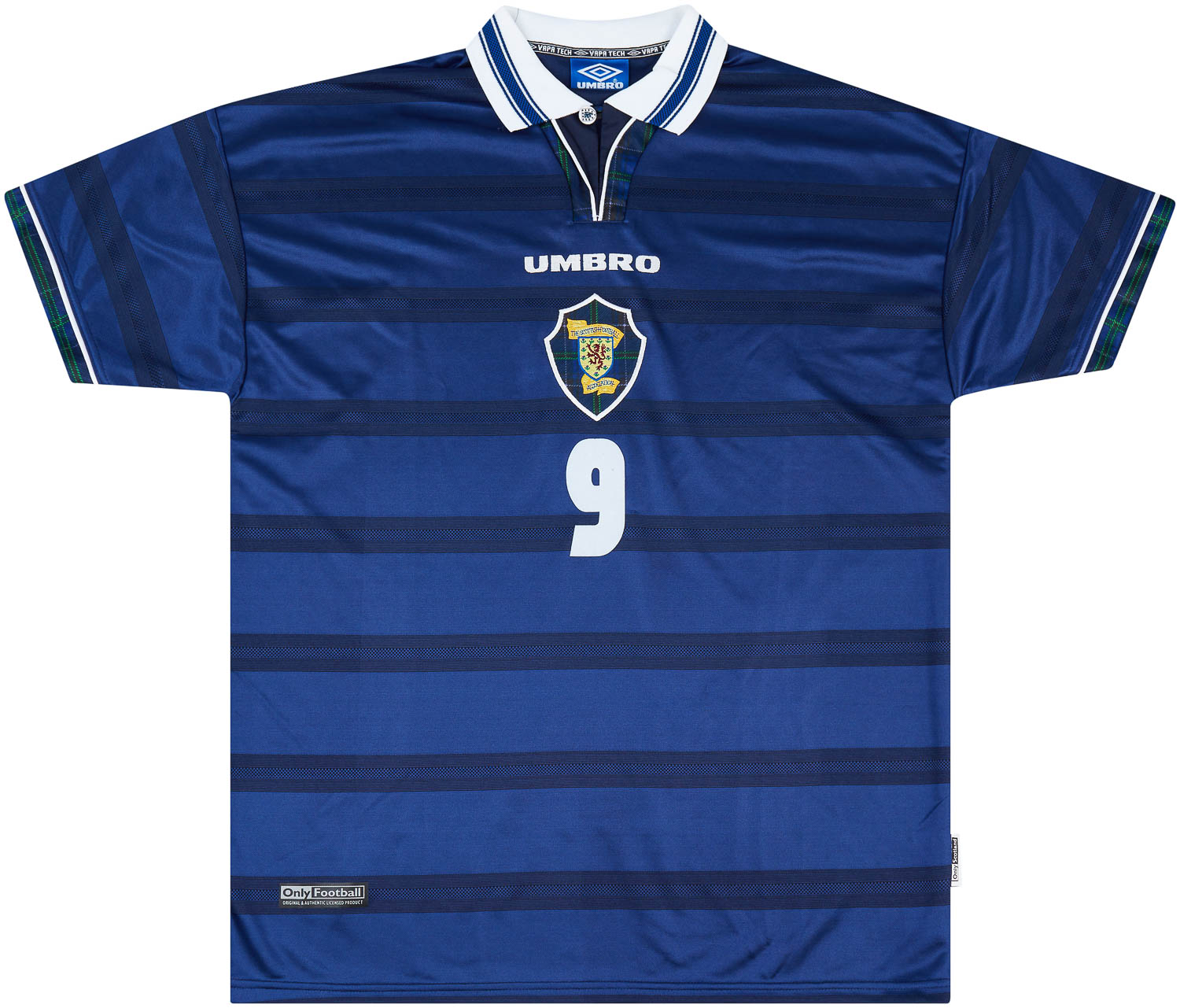 1998-00 Scotland Match Issue Home Shirt #9