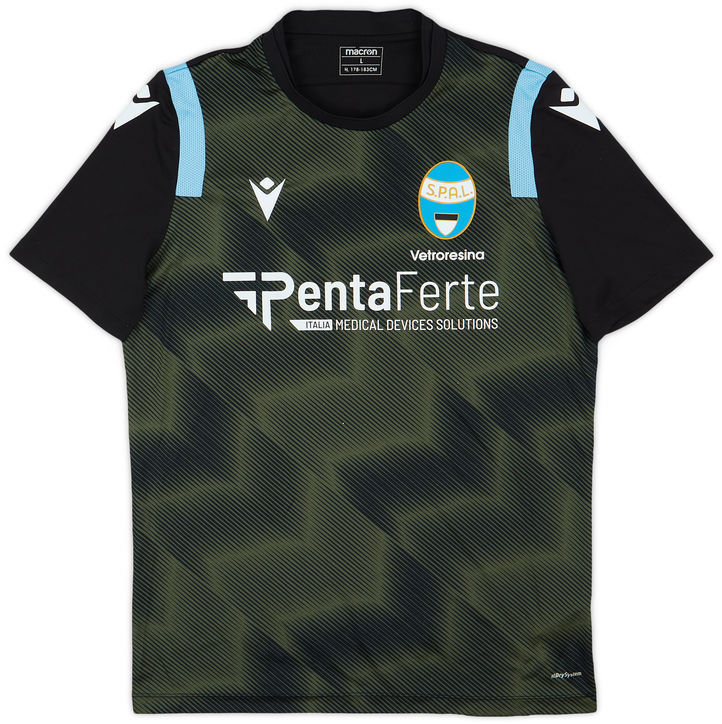 2021-22 SPAL Macron Training Shirt - 9/10 - (L)