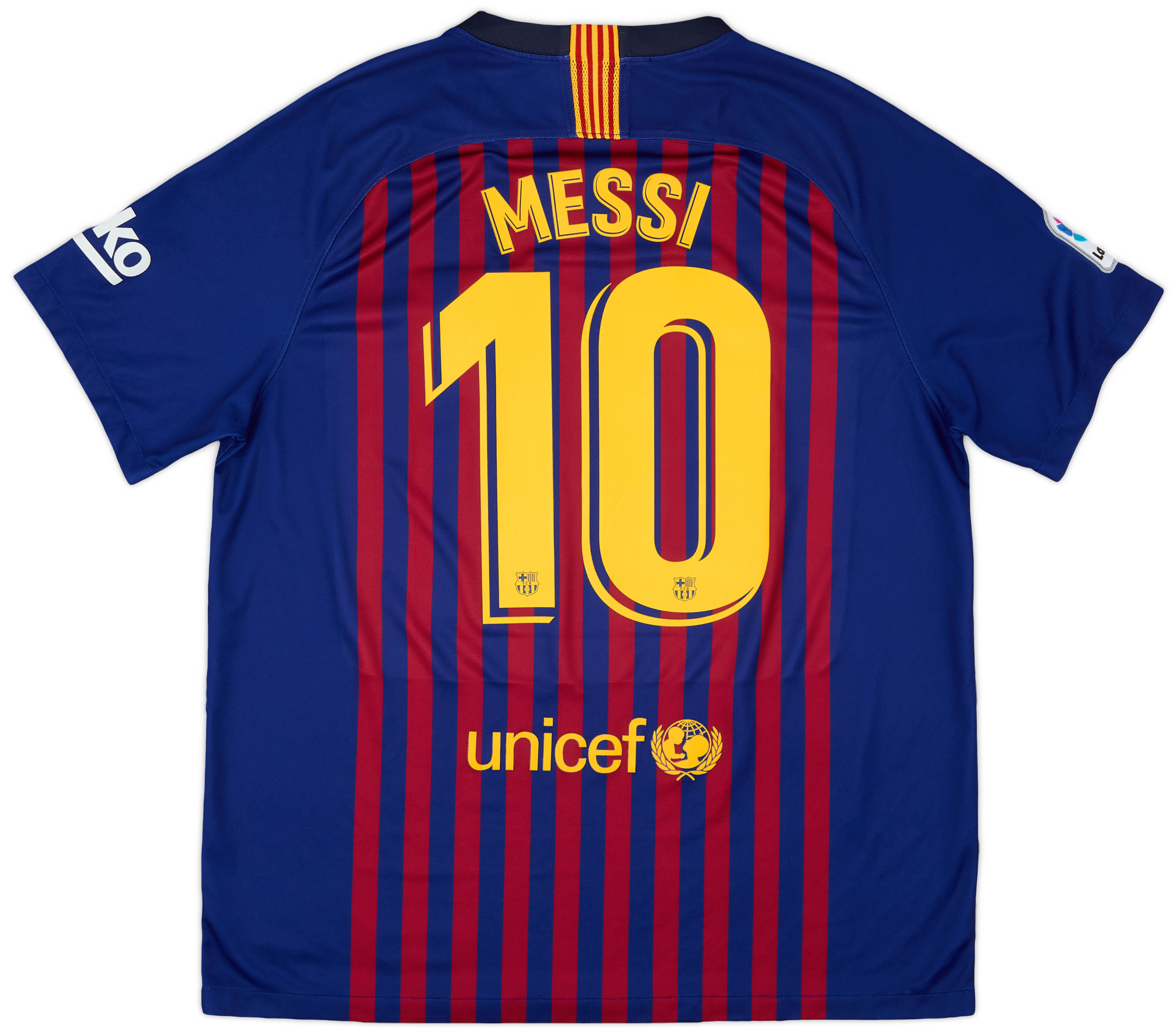 2018-19 Barcelona Home Shirt Messi #10 - 8/10 - (XL)