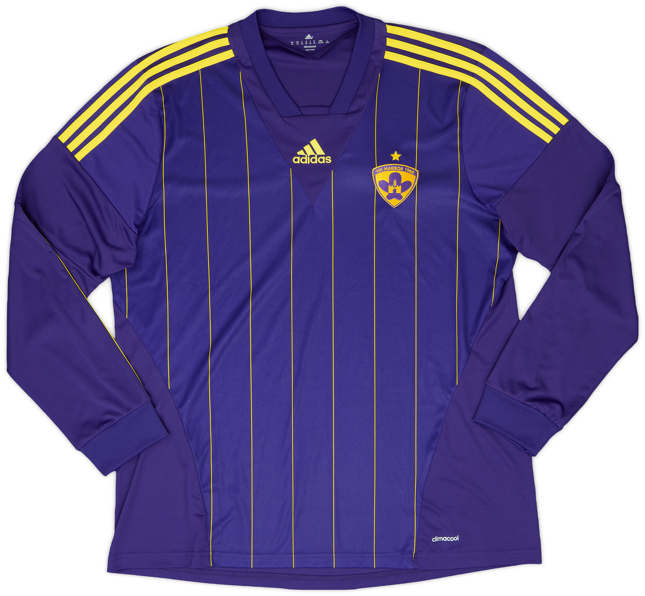 2013-14 NK Maribor Home L/S Shirt - 9/10 - (XL)