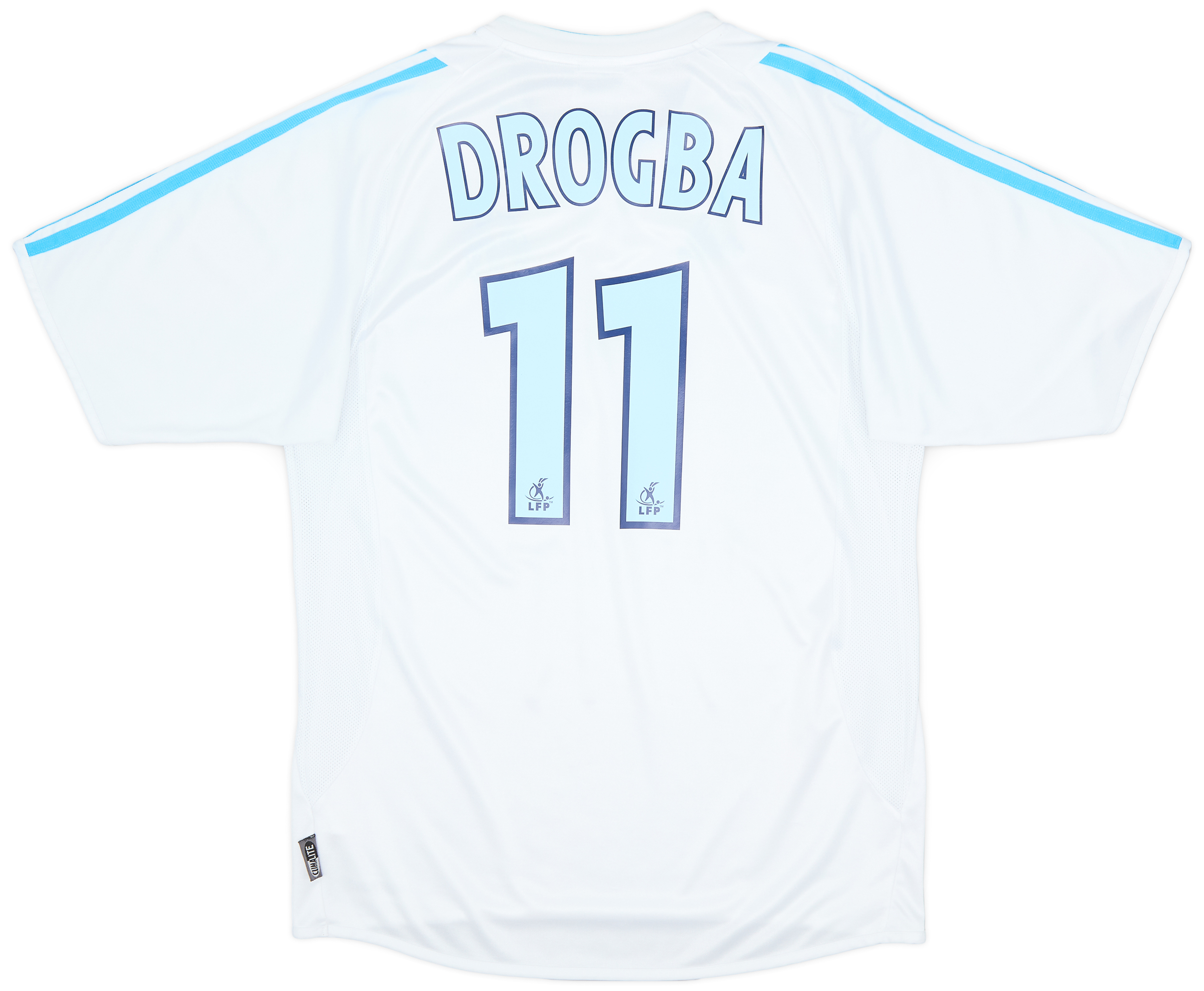 2003-04 Olympique Marseille Home Shirt Drogba #11 - 5/10 - (S)