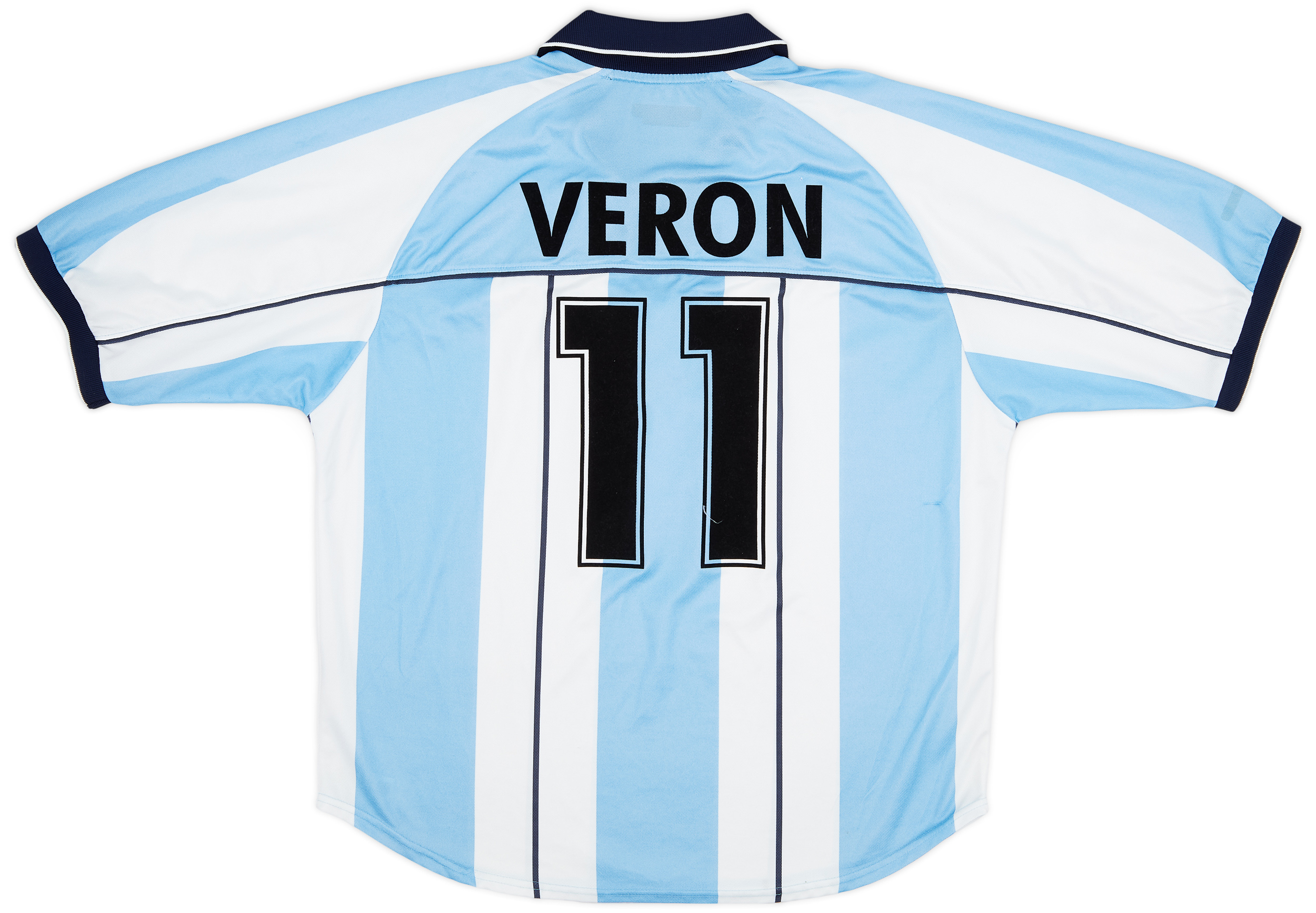 2000-01 Argentina Home Shirt Veron #11 - 8/10 - (XL)