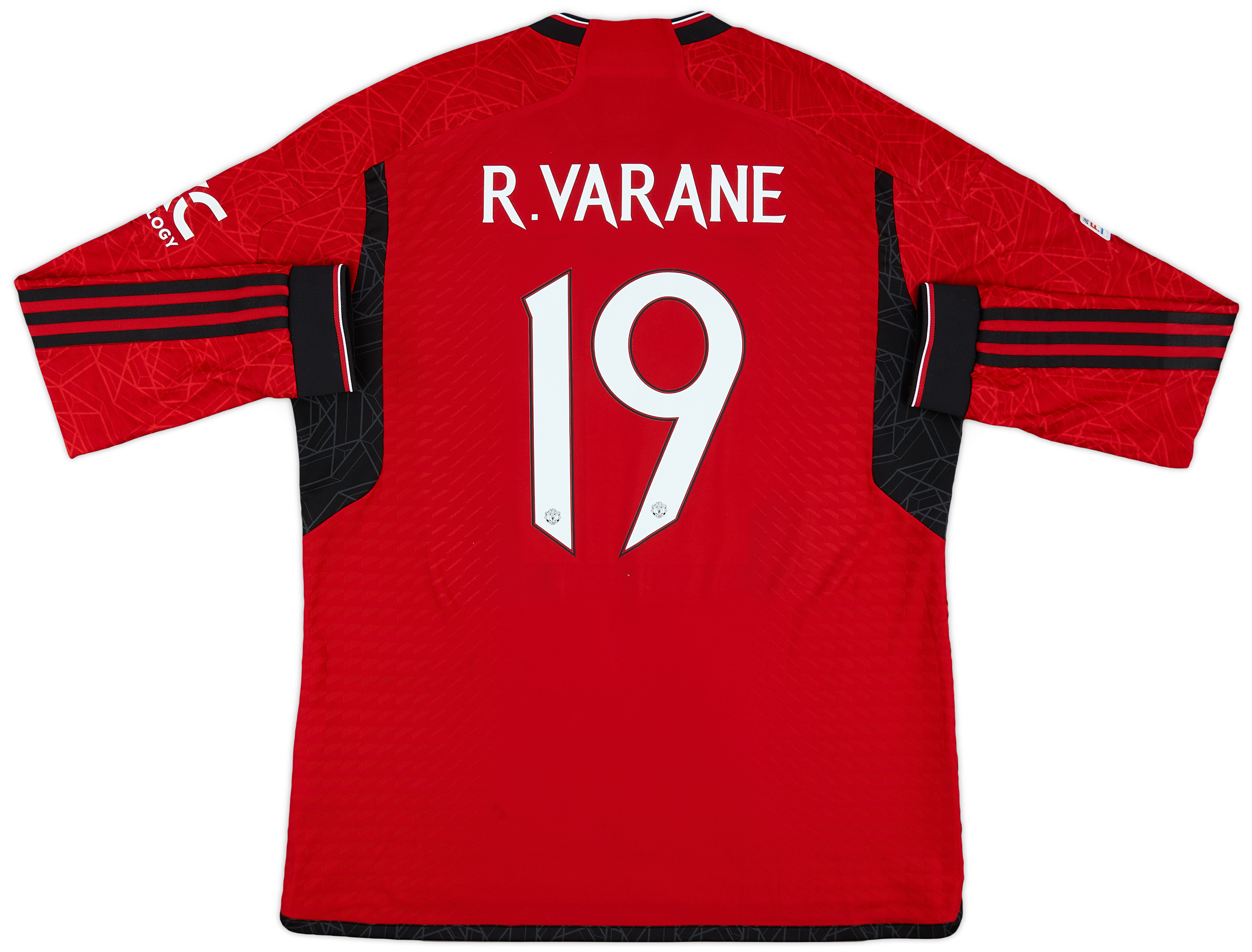 2023-24 Manchester United Authentic Home L/S Shirt R.Varane #19 - 8/10 ...