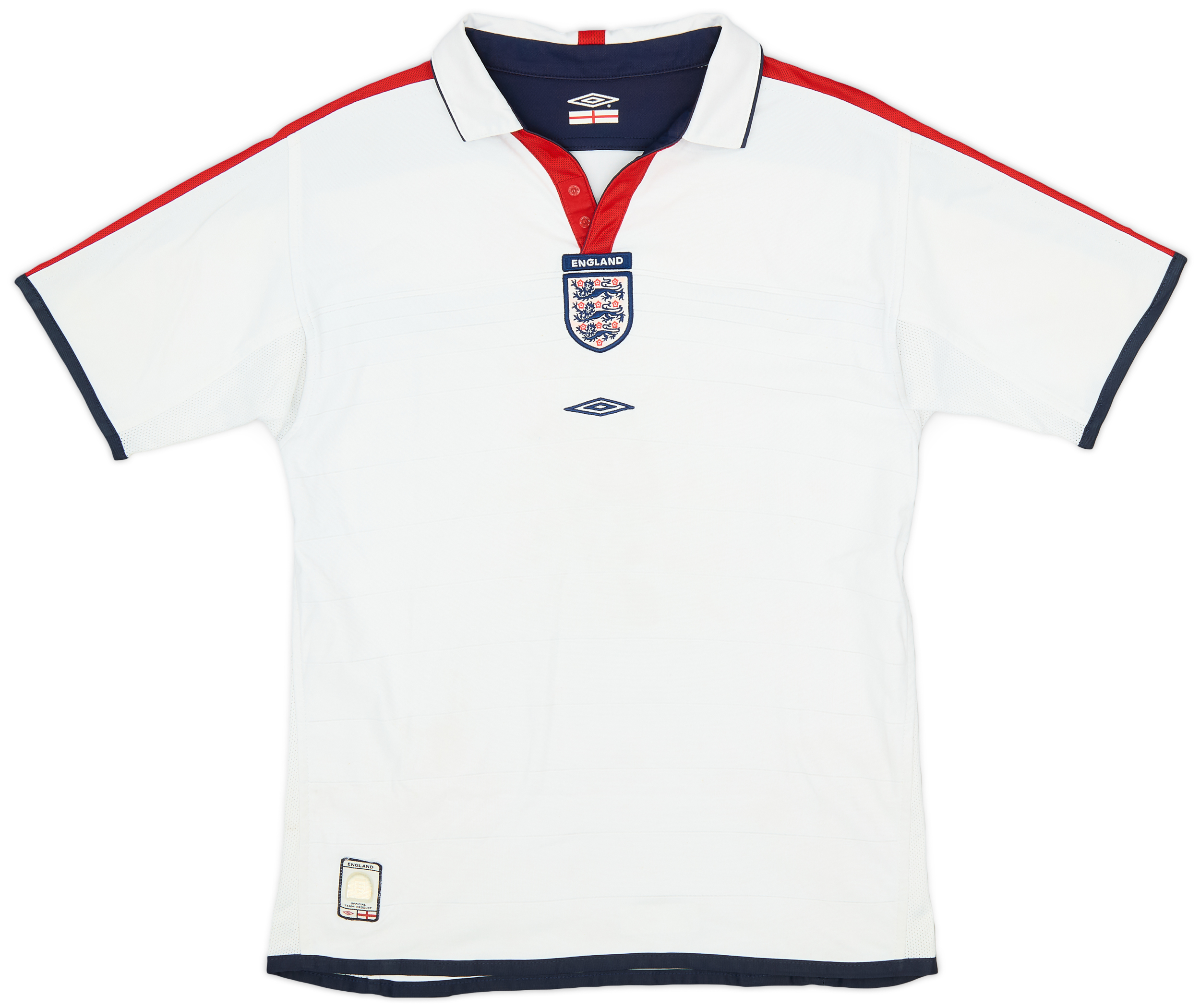 2003-05 England Home Shirt - 6/10 - (L.Boys)
