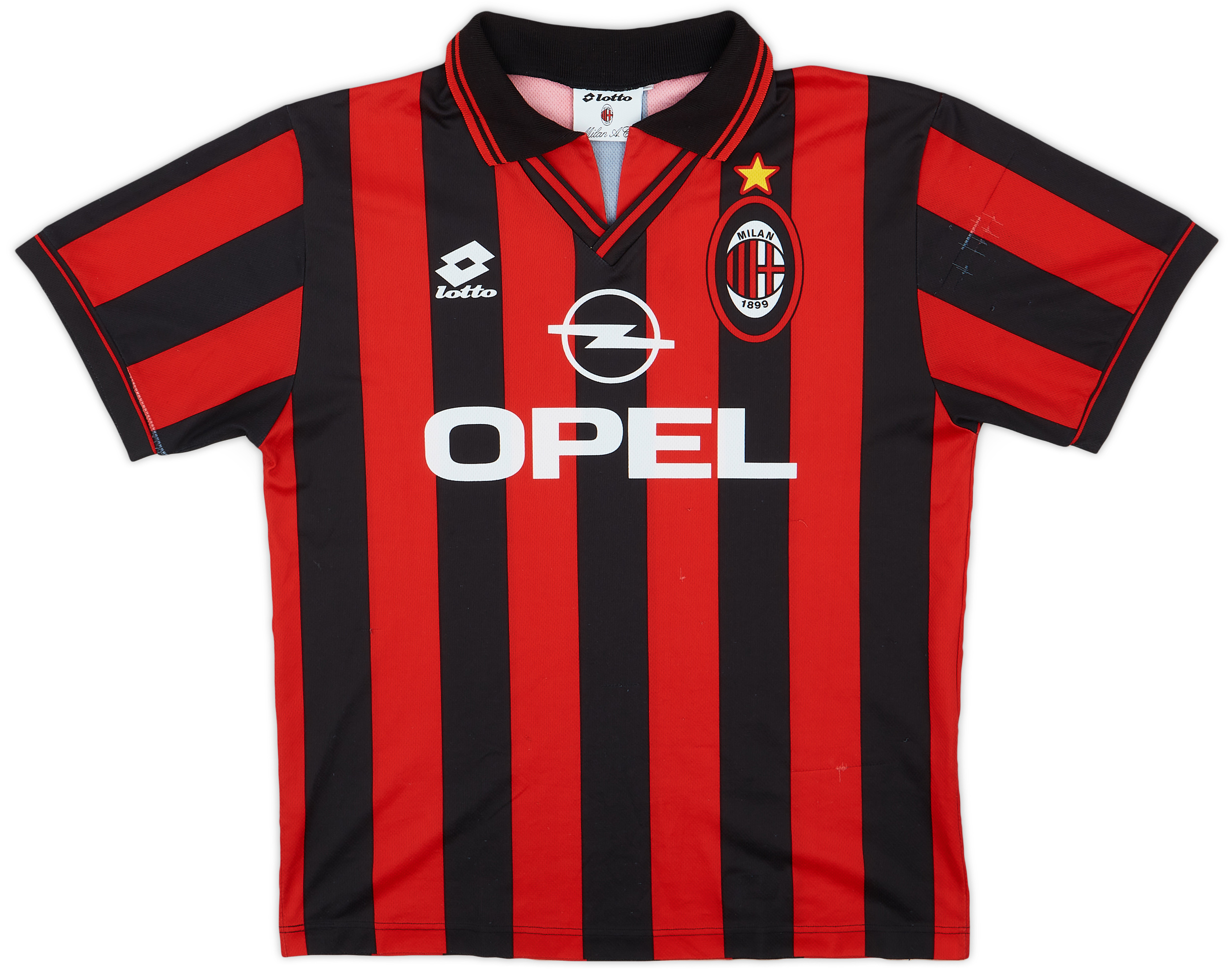1996-97 AC Milan Basic Home Shirt - 6/10 - (L)
