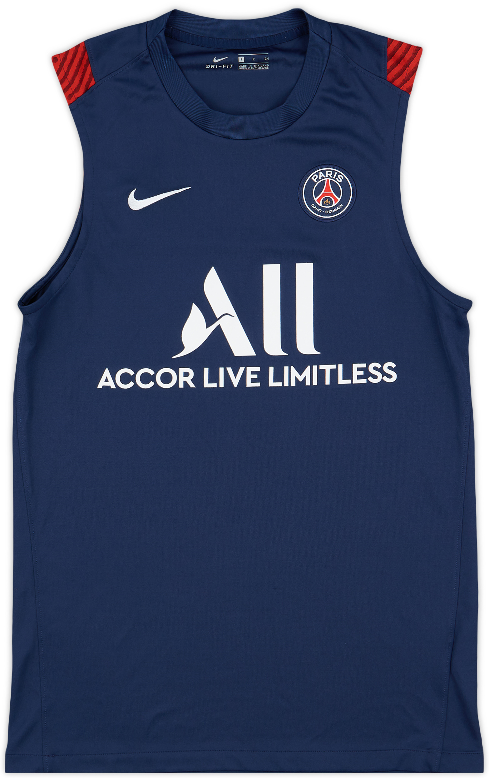 2020-21 Paris Saint-Germain Nike Training Vest - 9/10 - (S)