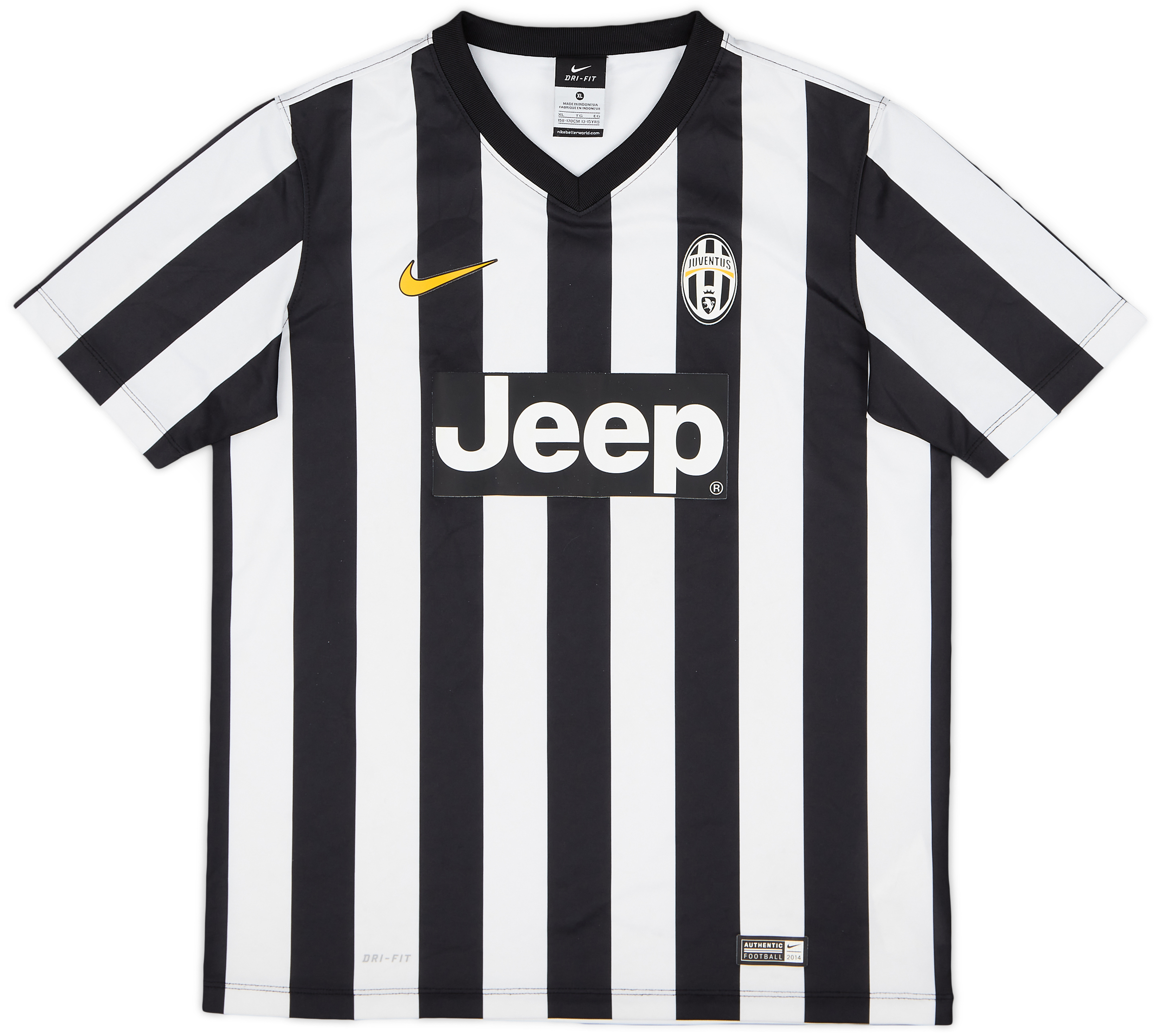 2014-15 Juventus Basic Home Shirt - 7/10 - (XL.Boys)