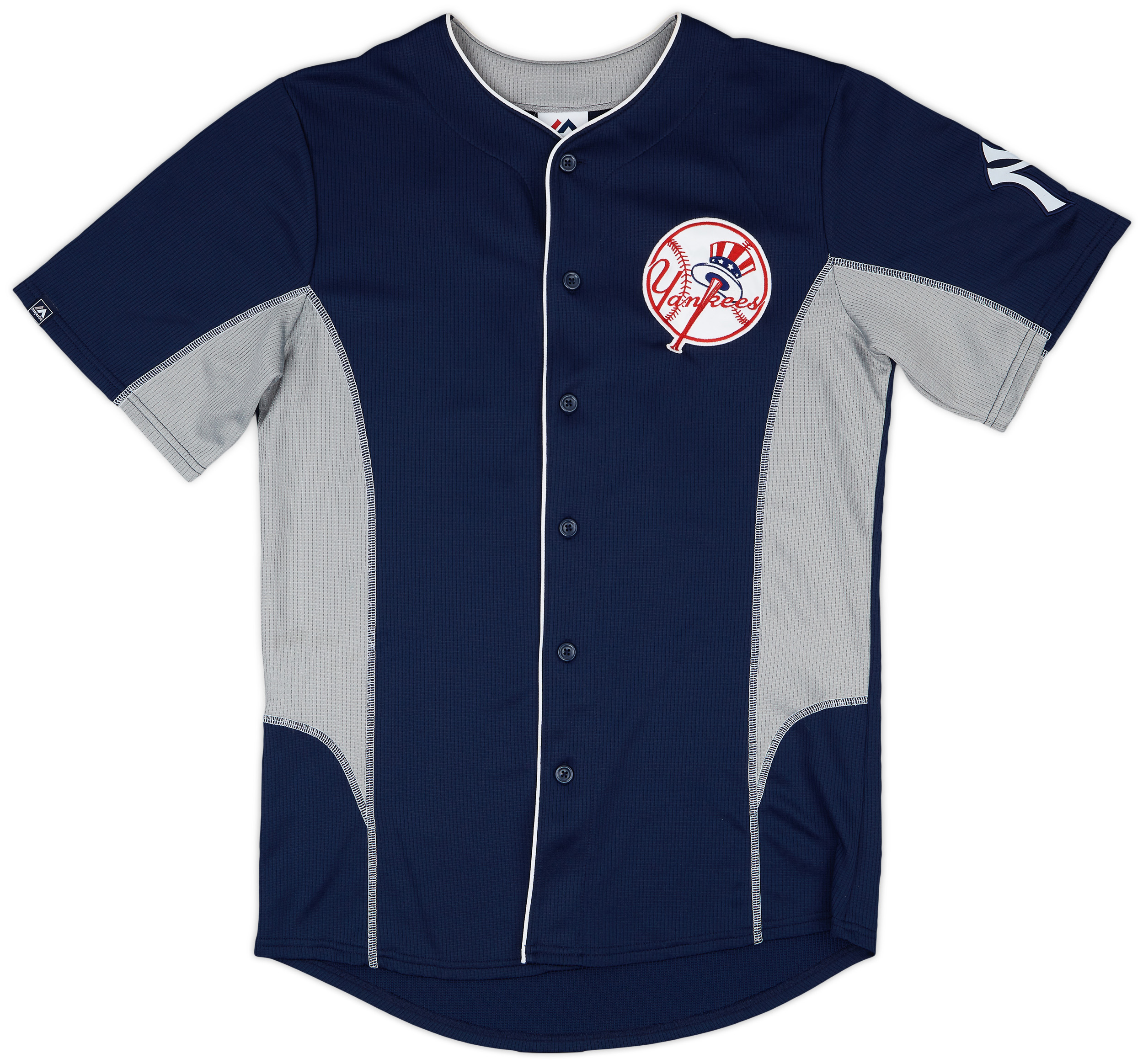 2014 New York Yankees Jeter #2 Majestic Jersey - 9/10 - (M)