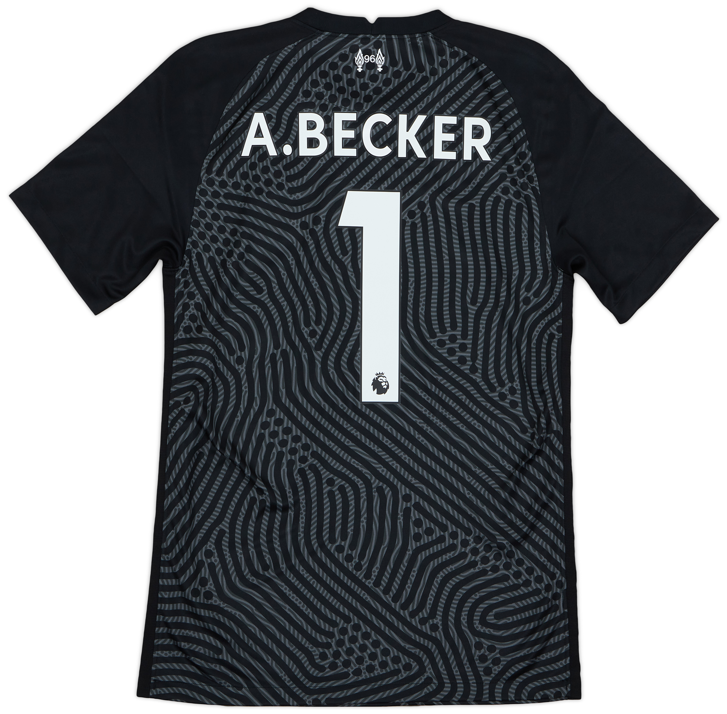 2020-21 Liverpool GK Shirt A.Becker #1 - 9/10 - (S)