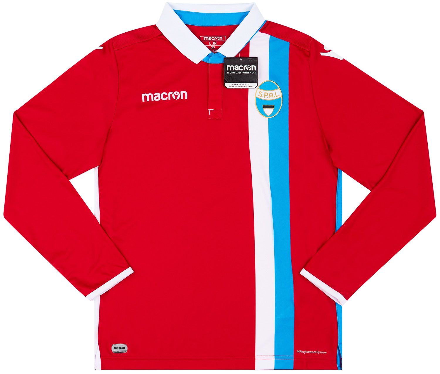 2017-18 SPAL Away L/S Shirt (KIDS)