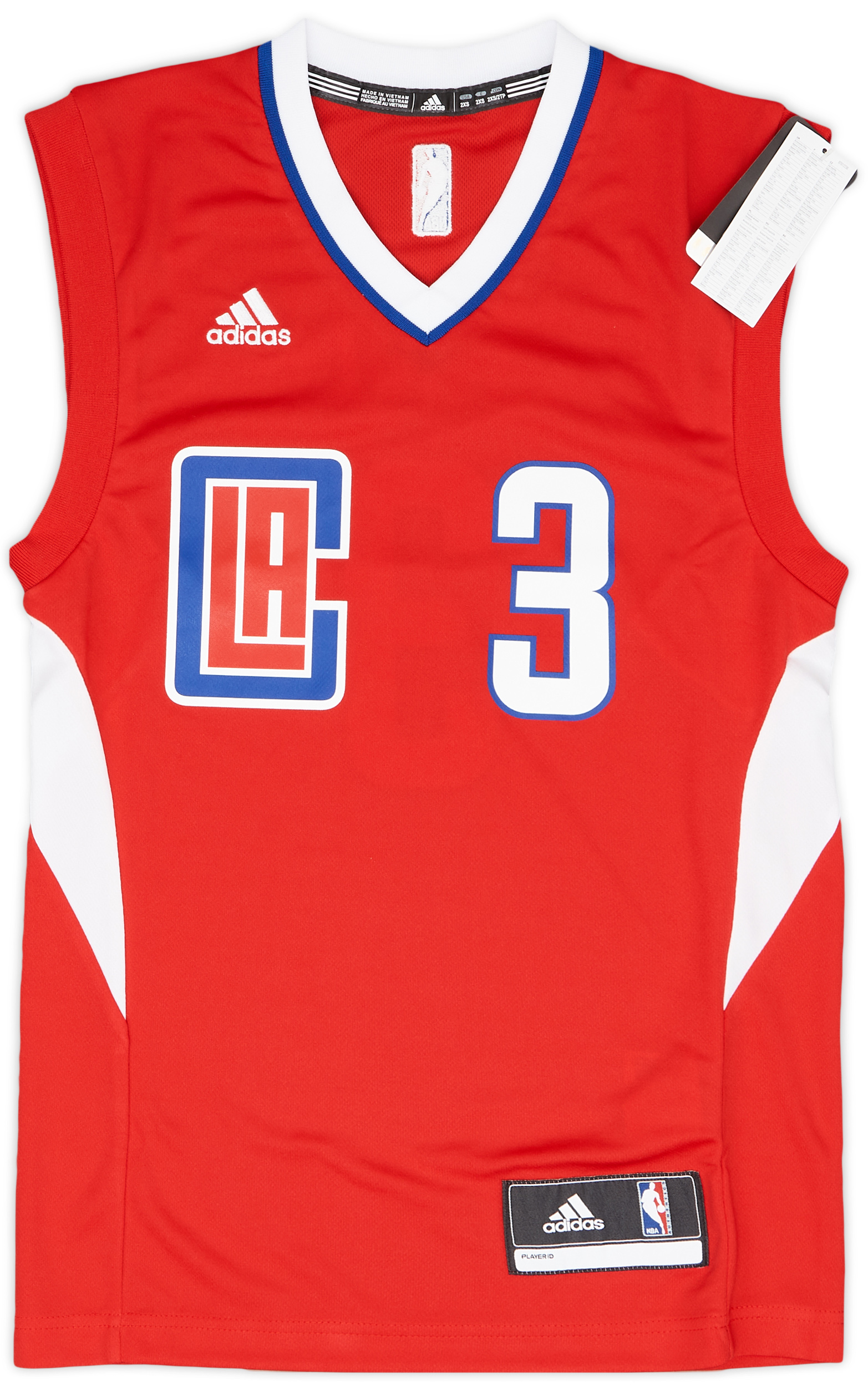 2015-17 LA Clippers Paul #3 adidas Away Jersey (XXS)