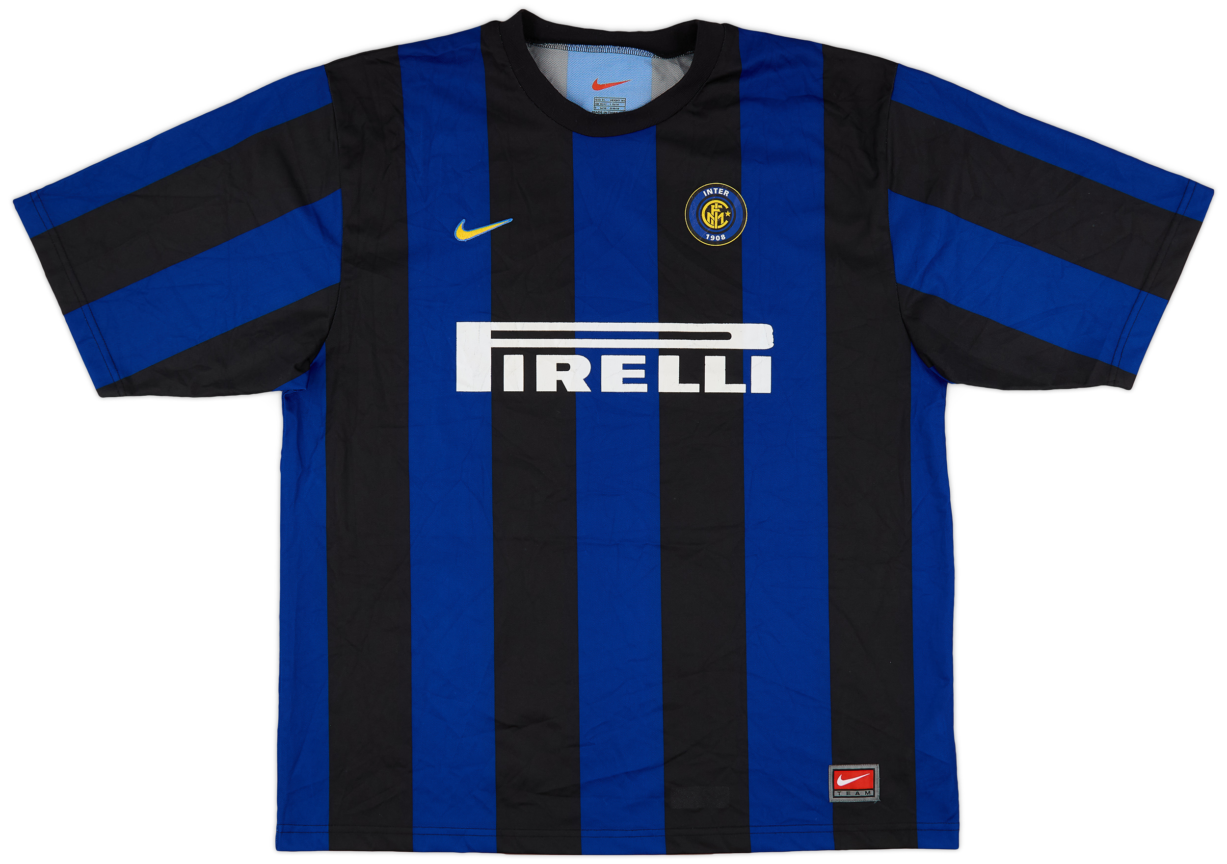 1999-00 Inter Milan Basic Home Shirt - 8/10 - (XL)